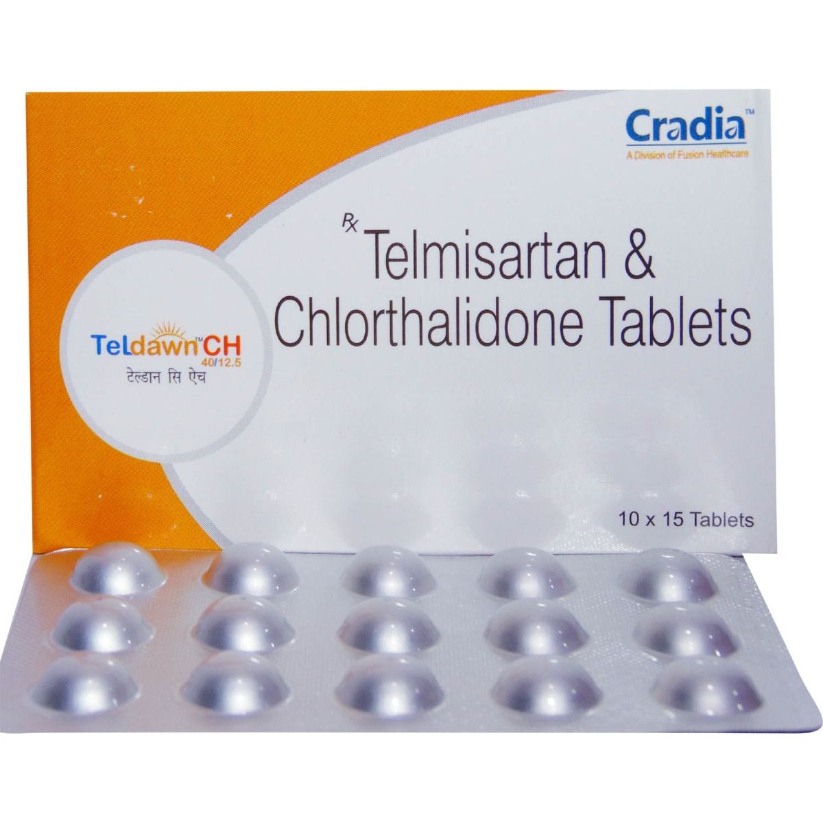 Teldawn Ch 40/12.5mg Tablet 15s Price, Uses, Side Effects, Composition ...