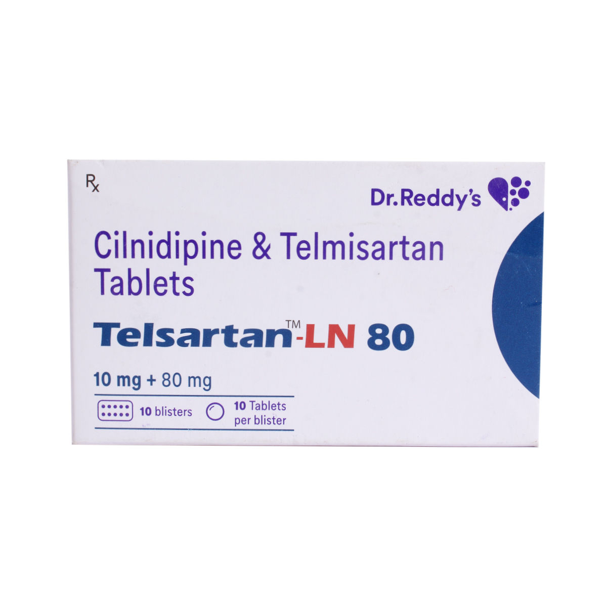 Telsartan-LN 80/10 mg Tablet 10's Price, Uses, Side Effects ...