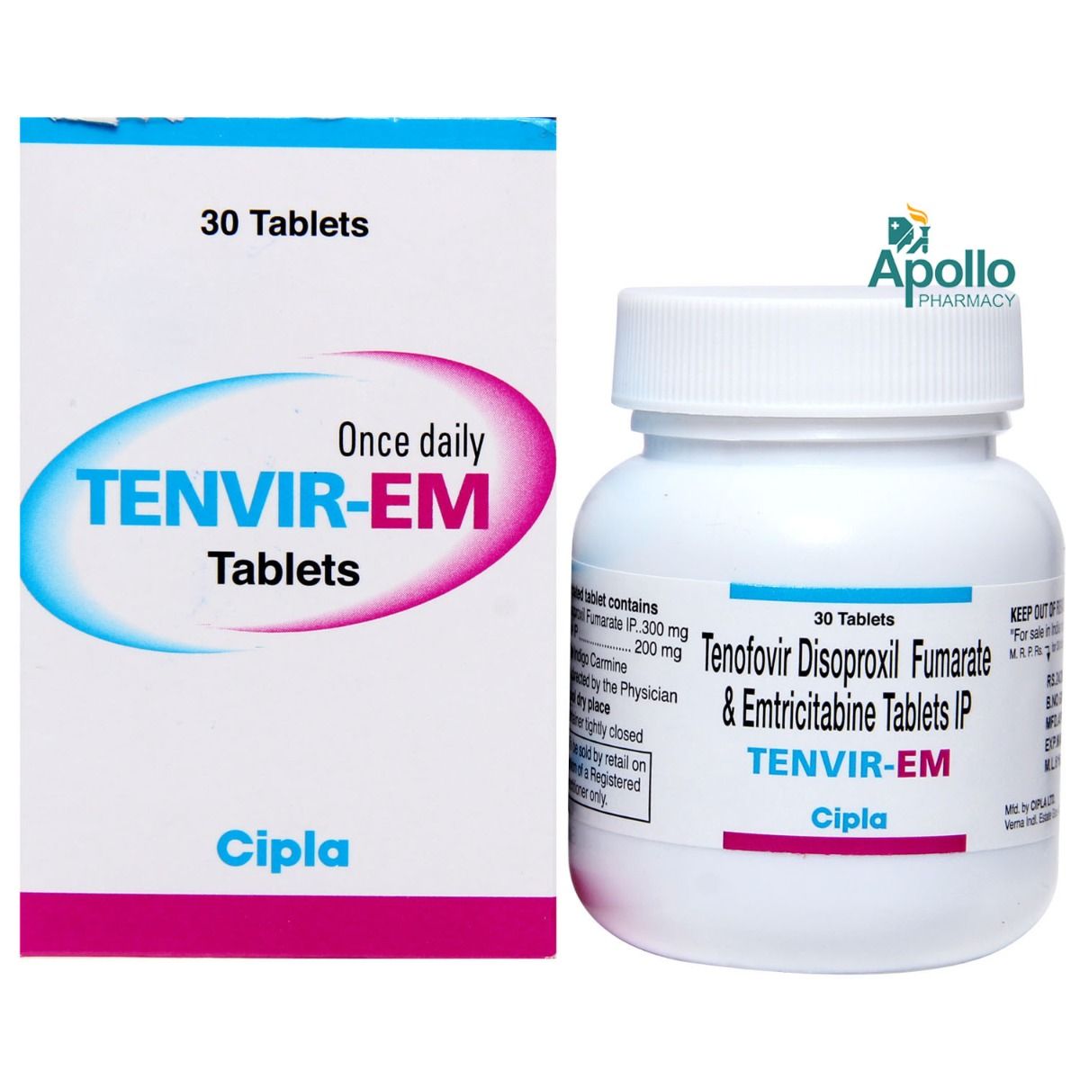 TENVIR EM TABLET Price, Uses, Side Effects, Composition - Apollo Pharmacy