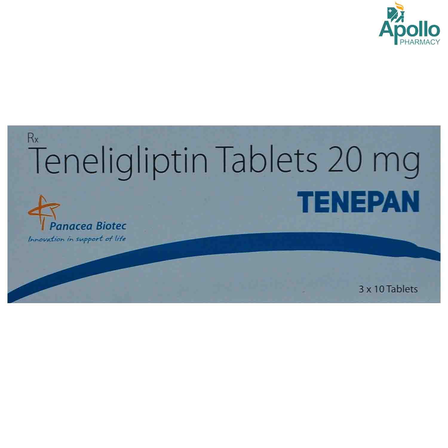 TENEPAN 20 TABLET 10'S Price, Uses, Side Effects, Composition - Apollo ...