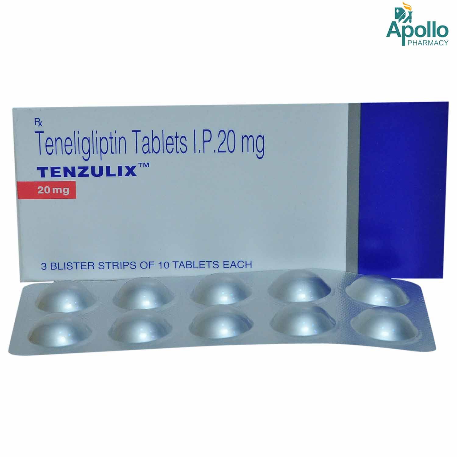 TENZULIX 20MG TABLET 10'S Price, Uses, Side Effects, Composition ...