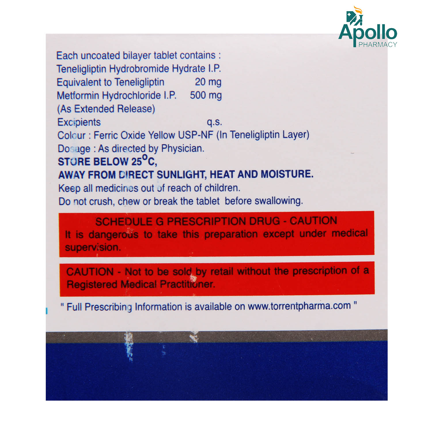 Tenzulix M 500 Tablet 10's Price, Uses, Side Effects, Composition ...