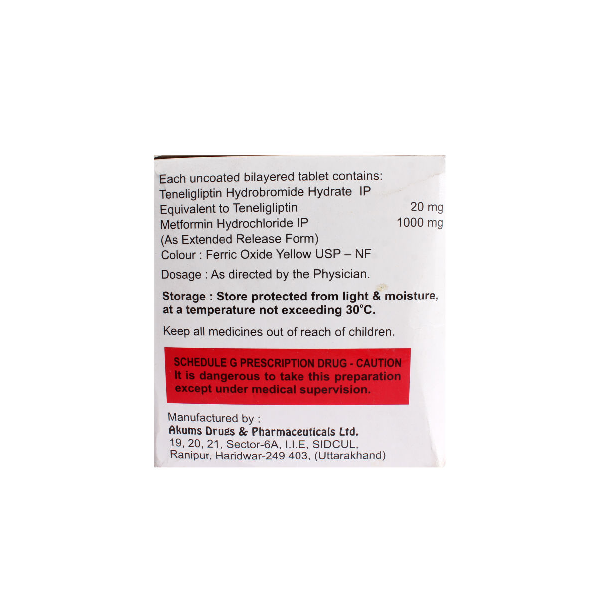 Tensorin M Forte Tablet 10's Price, Uses, Side Effects, Composition ...