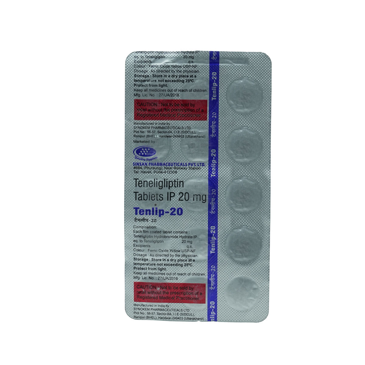 Tenlip 20 Tablet 15's Price, Uses, Side Effects, Composition - Apollo ...