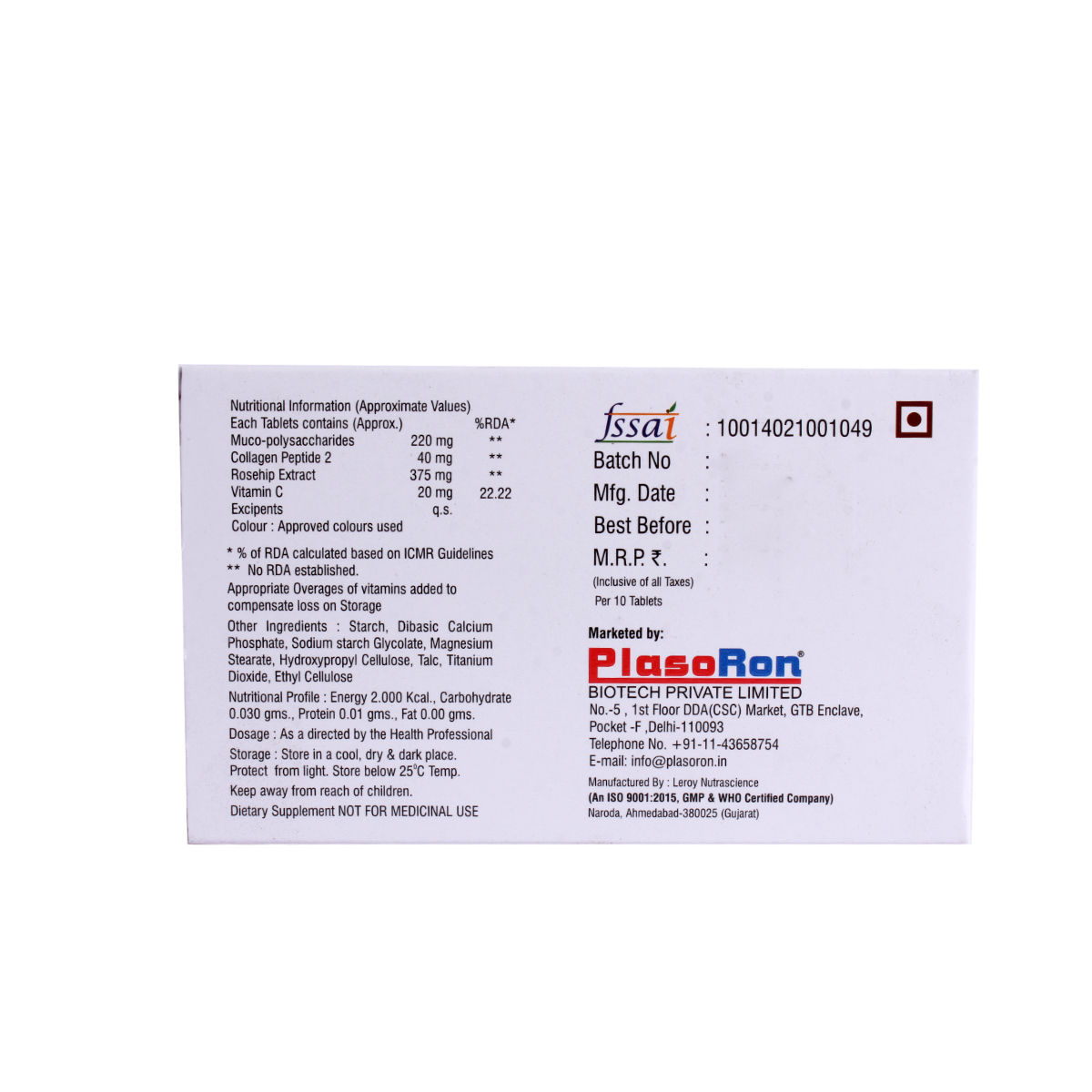 Tendrin RC Tablet 10's Price, Uses, Side Effects, Composition - Apollo ...