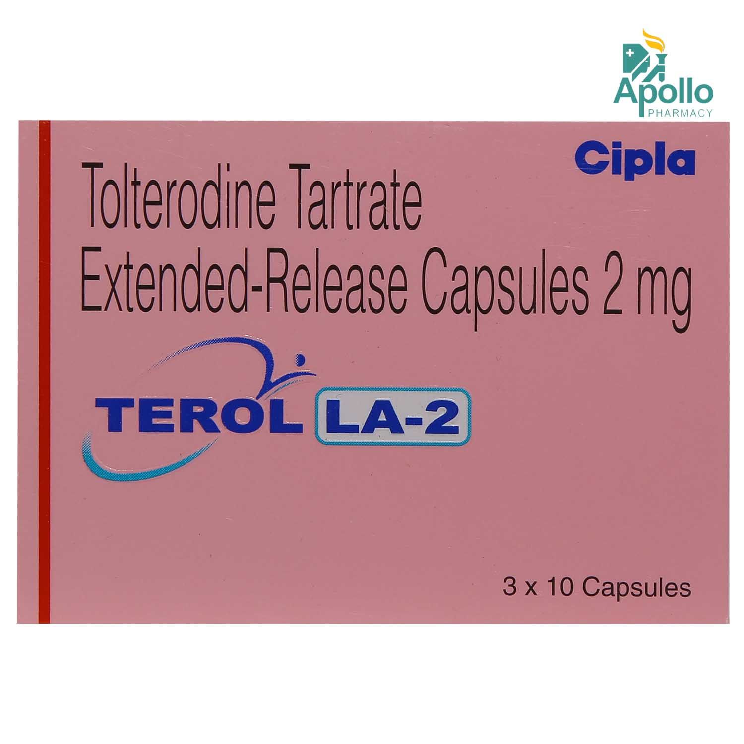 Terol LA-2 Capsule 10's Price, Uses, Side Effects, Composition - Apollo ...