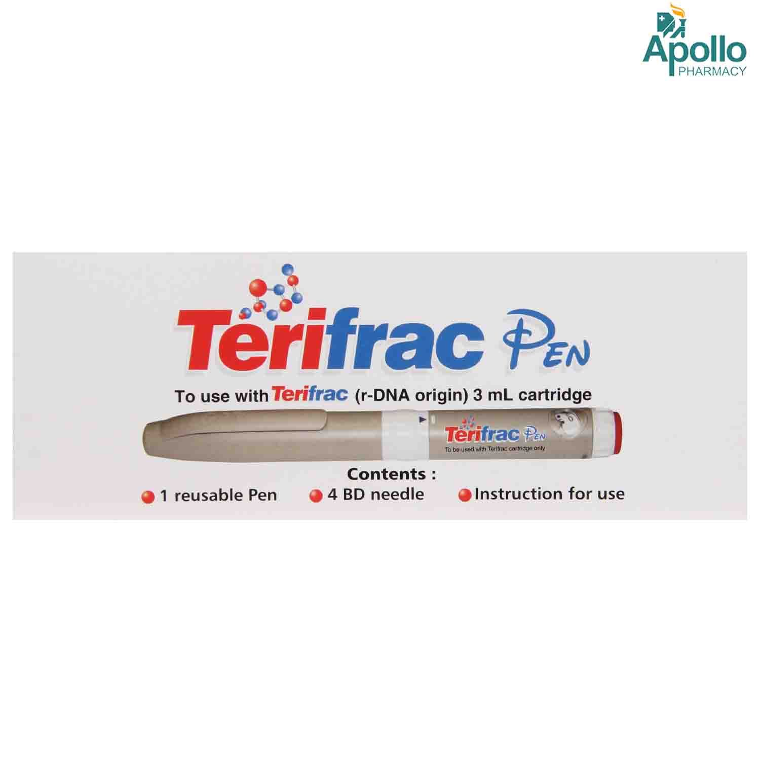 Terifrac Pen Price, Uses, Side Effects, Composition - Apollo Pharmacy