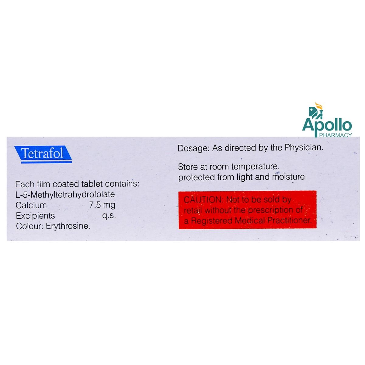 Tetrafol 7.5 mg Tablet 10's Price, Uses, Side Effects, Composition ...