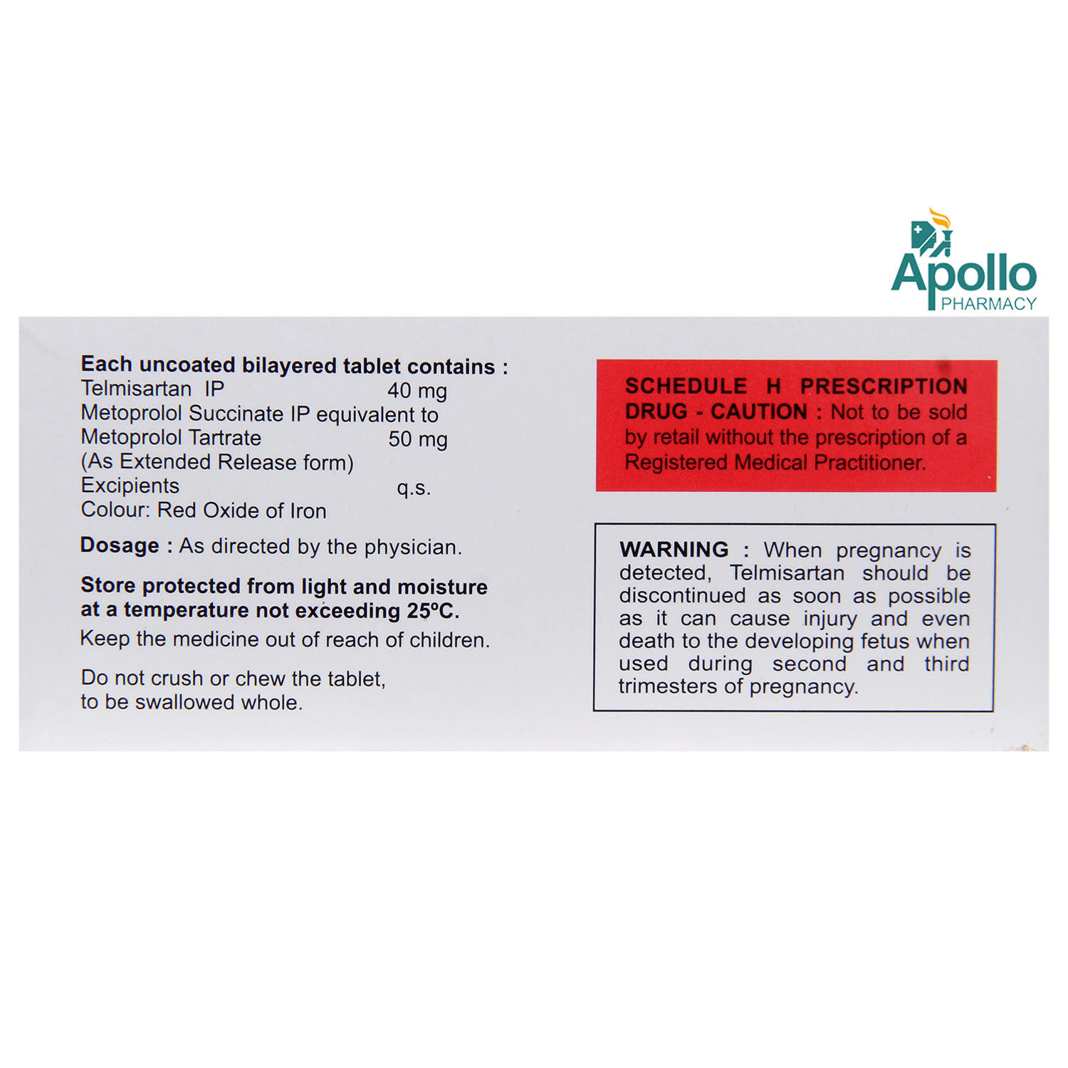 Tetan Beta 50 Tablet 15's Price, Uses, Side Effects, Composition ...