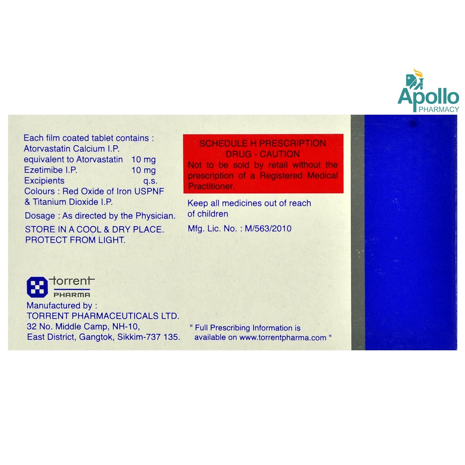 TG TOR EZ 10MG TABLET Price, Uses, Side Effects, Composition - Apollo ...