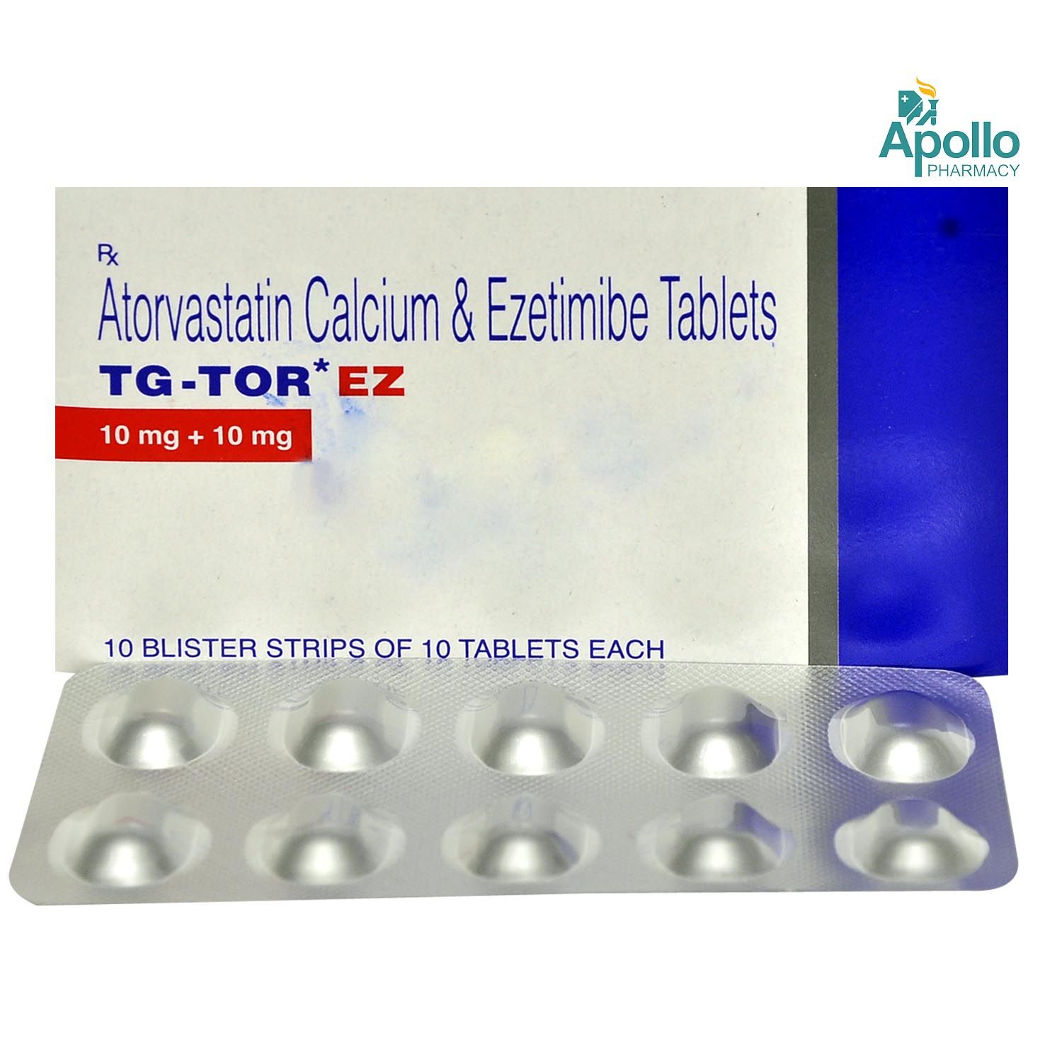 TG TOR EZ 10MG TABLET Price, Uses, Side Effects, Composition - Apollo ...