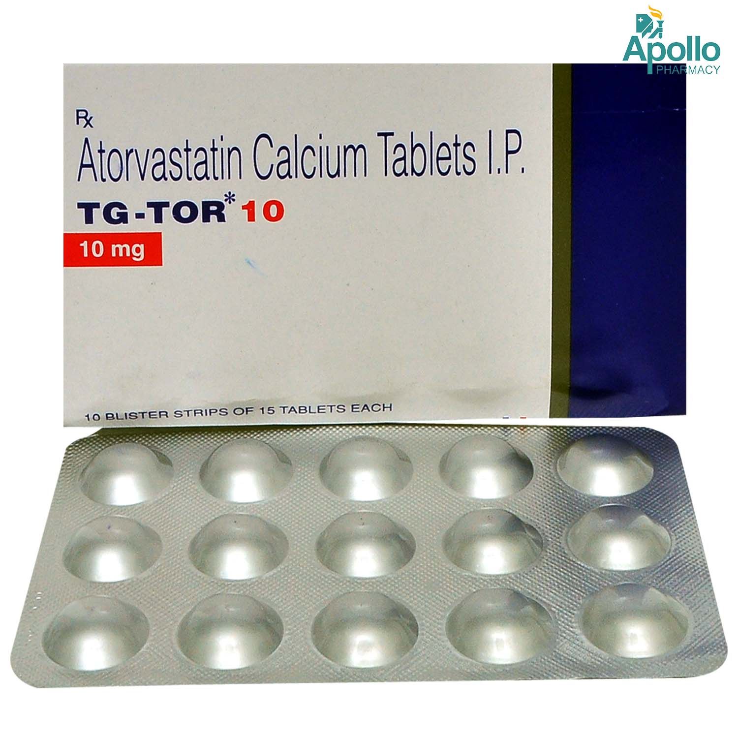 TG Tor 10 Tablet 15's Price, Uses, Side Effects, Composition - Apollo ...