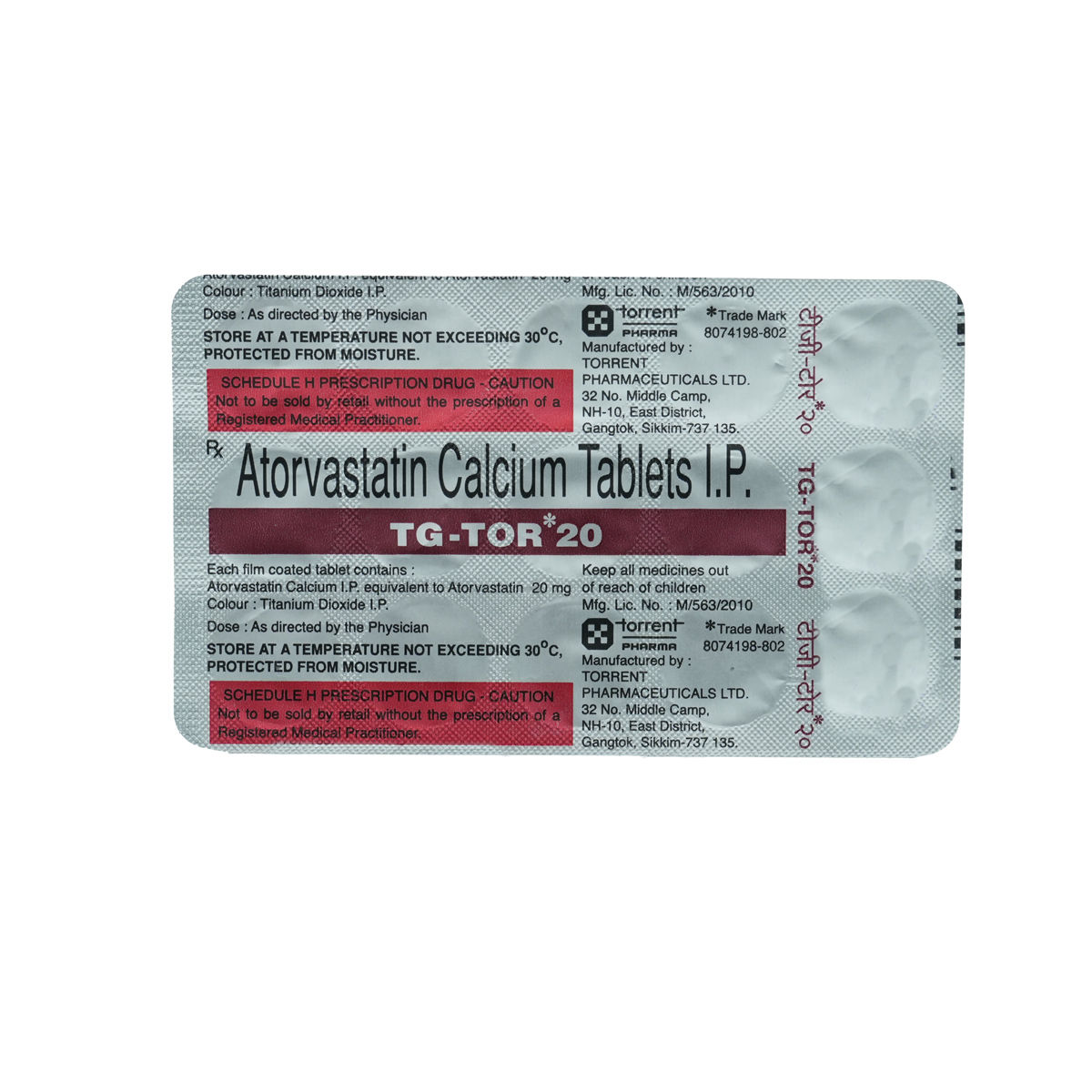 TG-Tor 20 Tablet 15's Price, Uses, Side Effects, Composition - Apollo ...