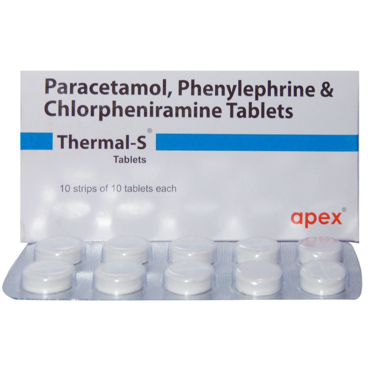 Thermal S Tablet 10's Price, Uses, Side Effects, Composition - Apollo ...