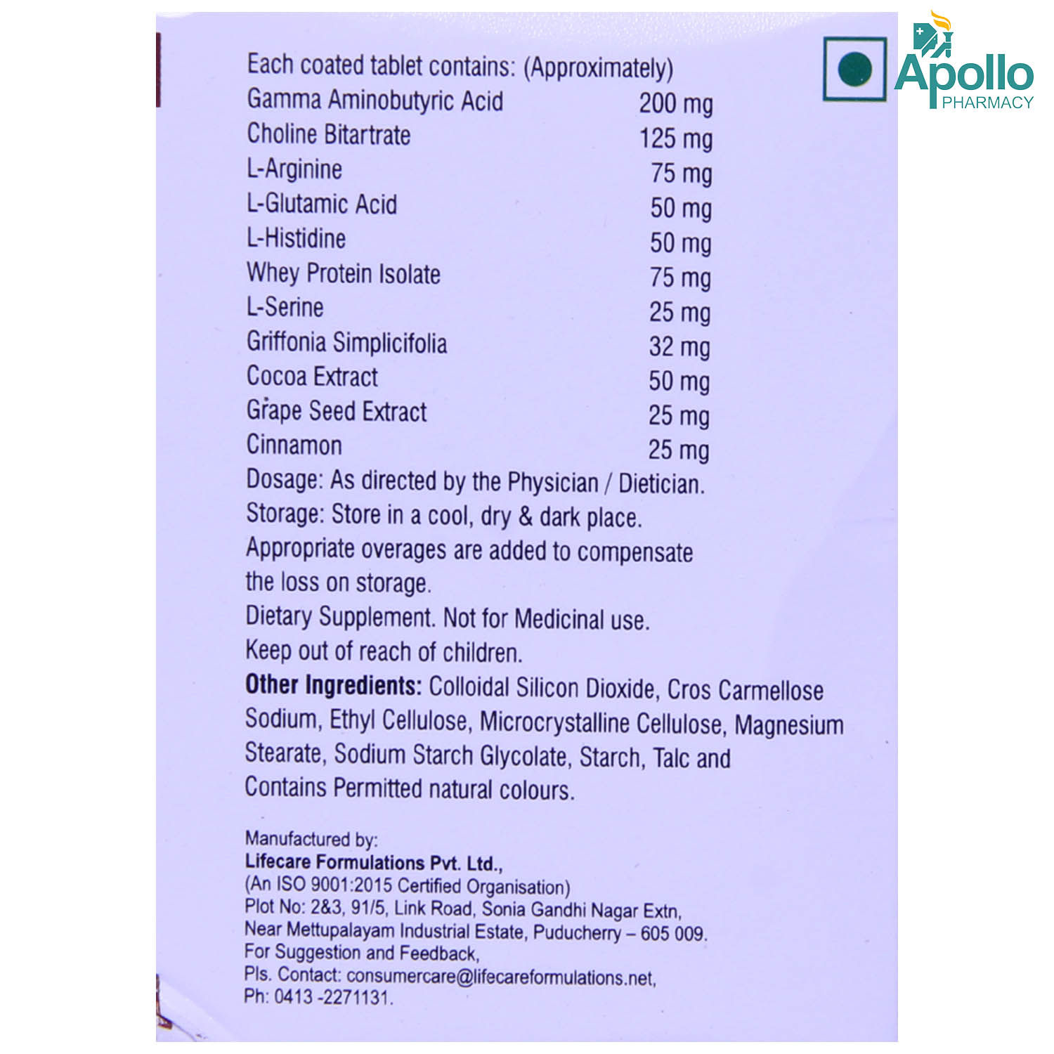 Thera Spine Tablet 10's Price, Uses, Side Effects, Composition - Apollo ...