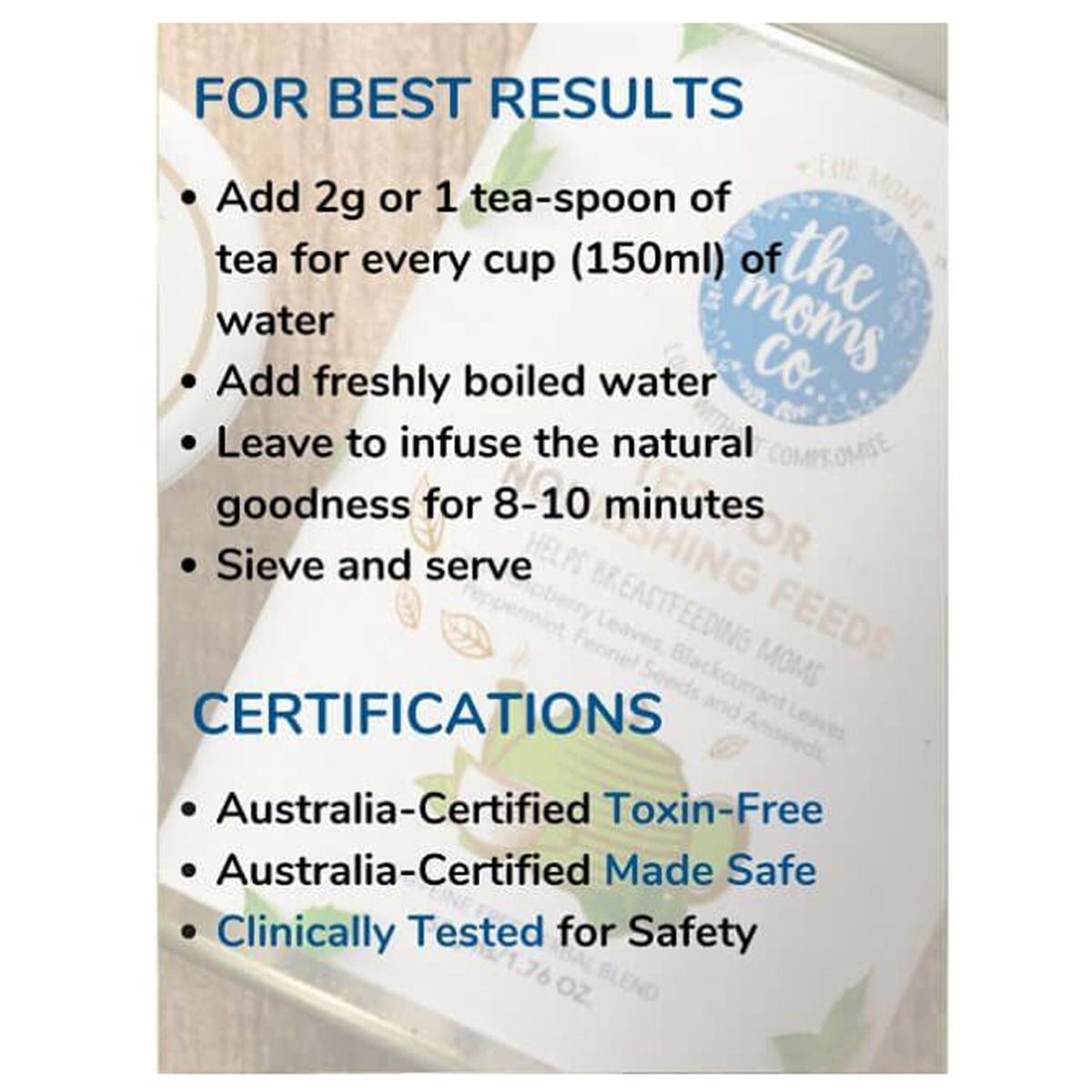 The Moms Tea For Nourishing Feeds Tea 50g Price, Uses, Side Effects ...