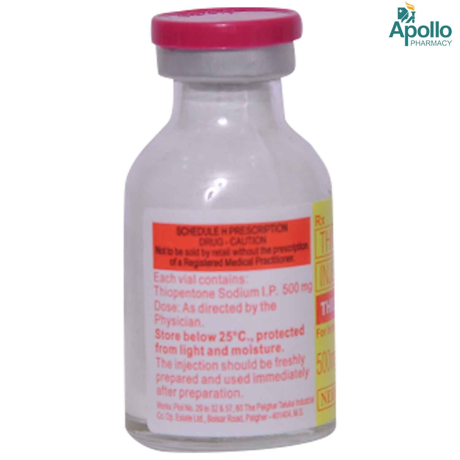 Thiosol Sodium 500mg Injection Price, Uses, Side Effects, Composition ...