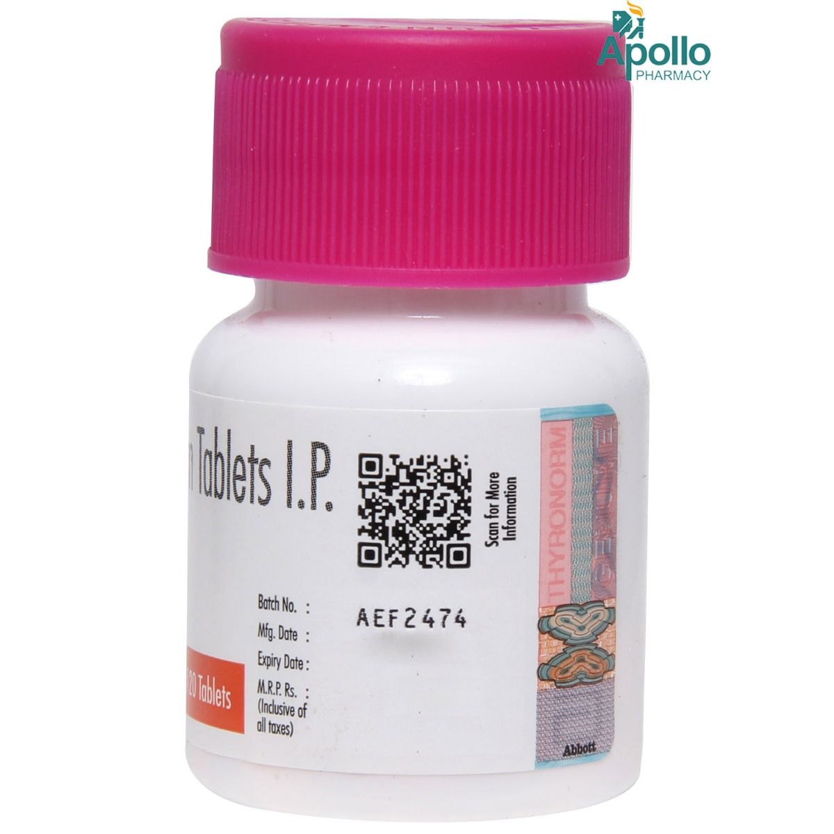 Thyronorm 25 mcg Tablet 120's Price, Uses, Side Effects, Composition ...