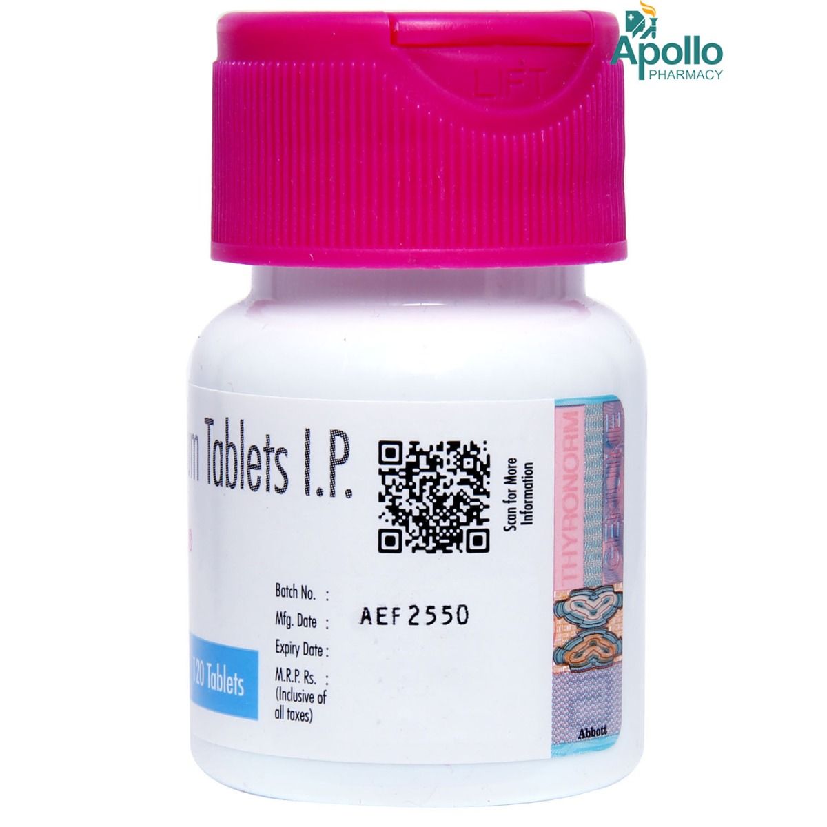 Thyronorm 75 mcg Tablet 120's Price, Uses, Side Effects, Composition ...