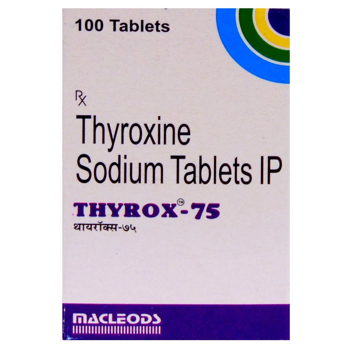Thyrox 75 Tablet 100's Price, Uses, Side Effects, Composition - Apollo ...