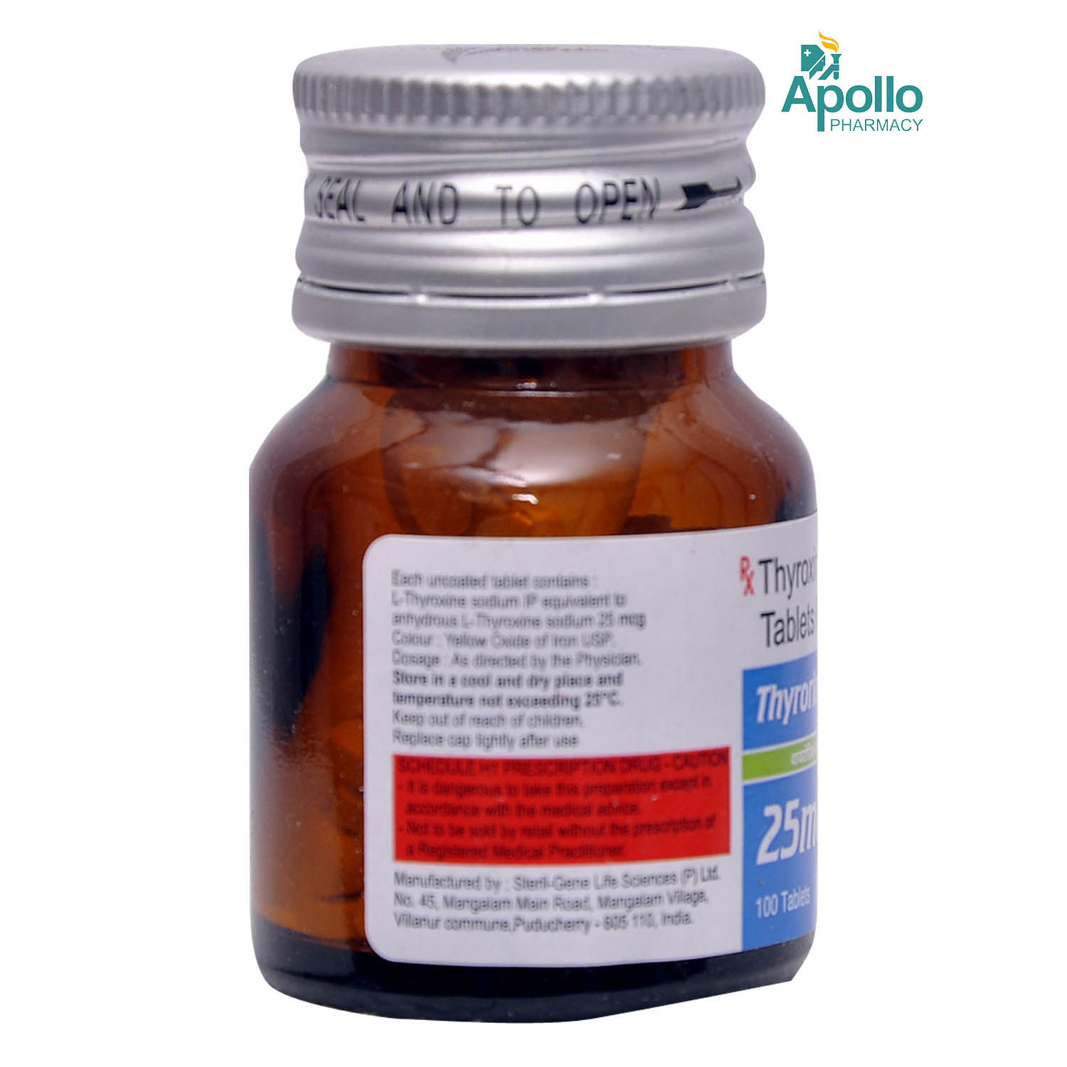 THYRORICH 25MG TABLET Price, Uses, Side Effects, Composition - Apollo ...
