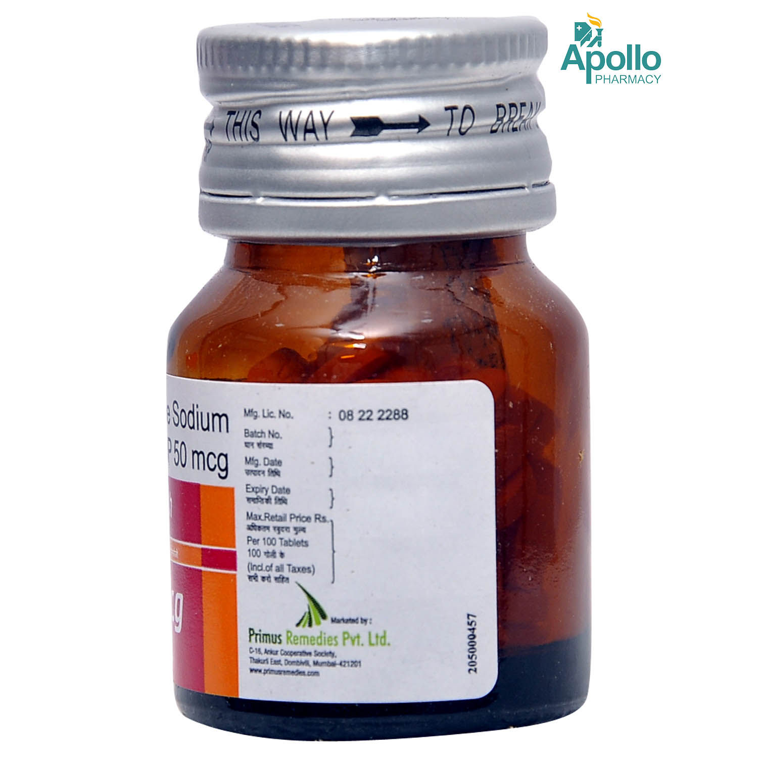Thyrorich 50 mcg Tablet 100's Price, Uses, Side Effects, Composition ...