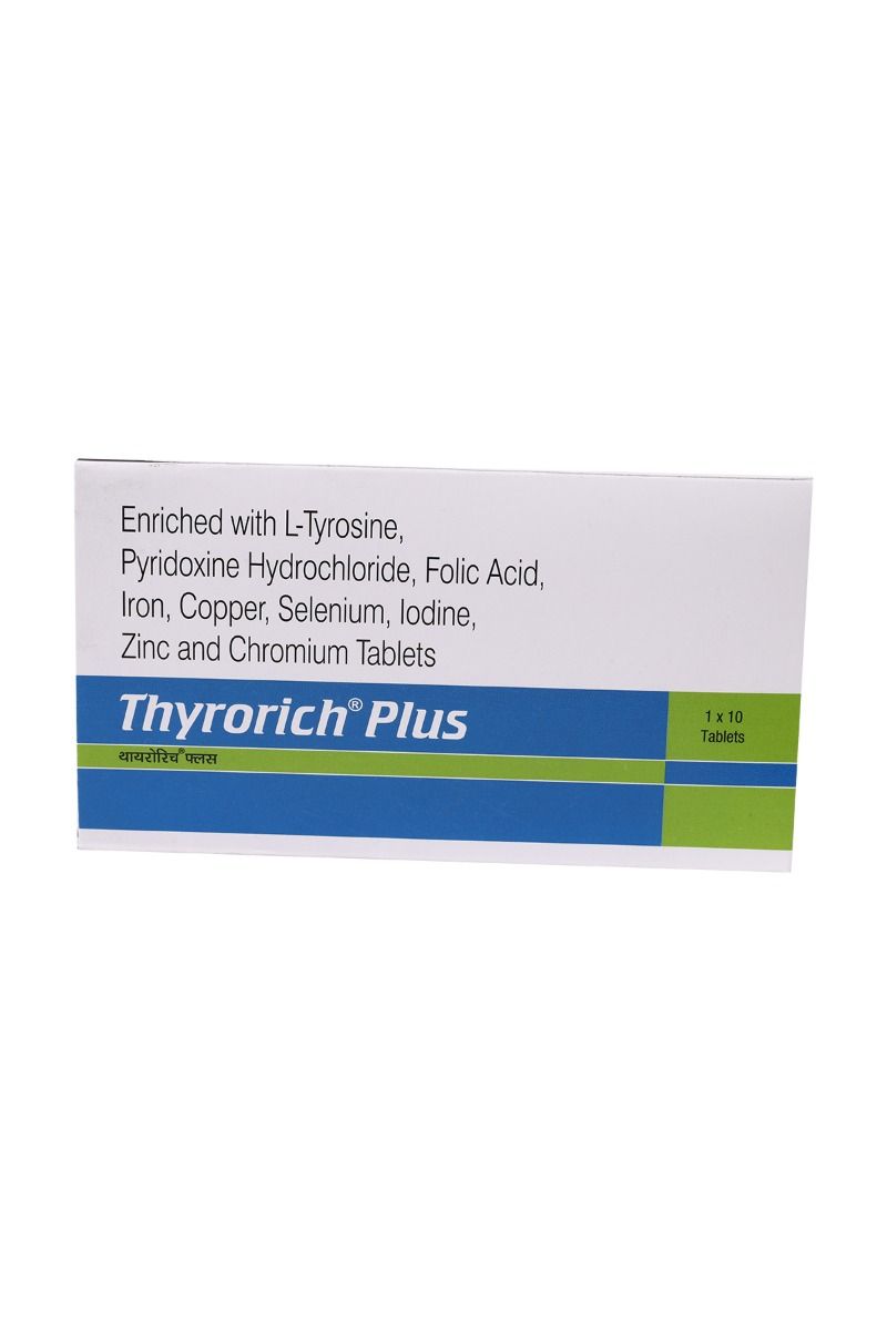 THYRORICH PLUS TABLET 10'S Price, Uses, Side Effects, Composition ...