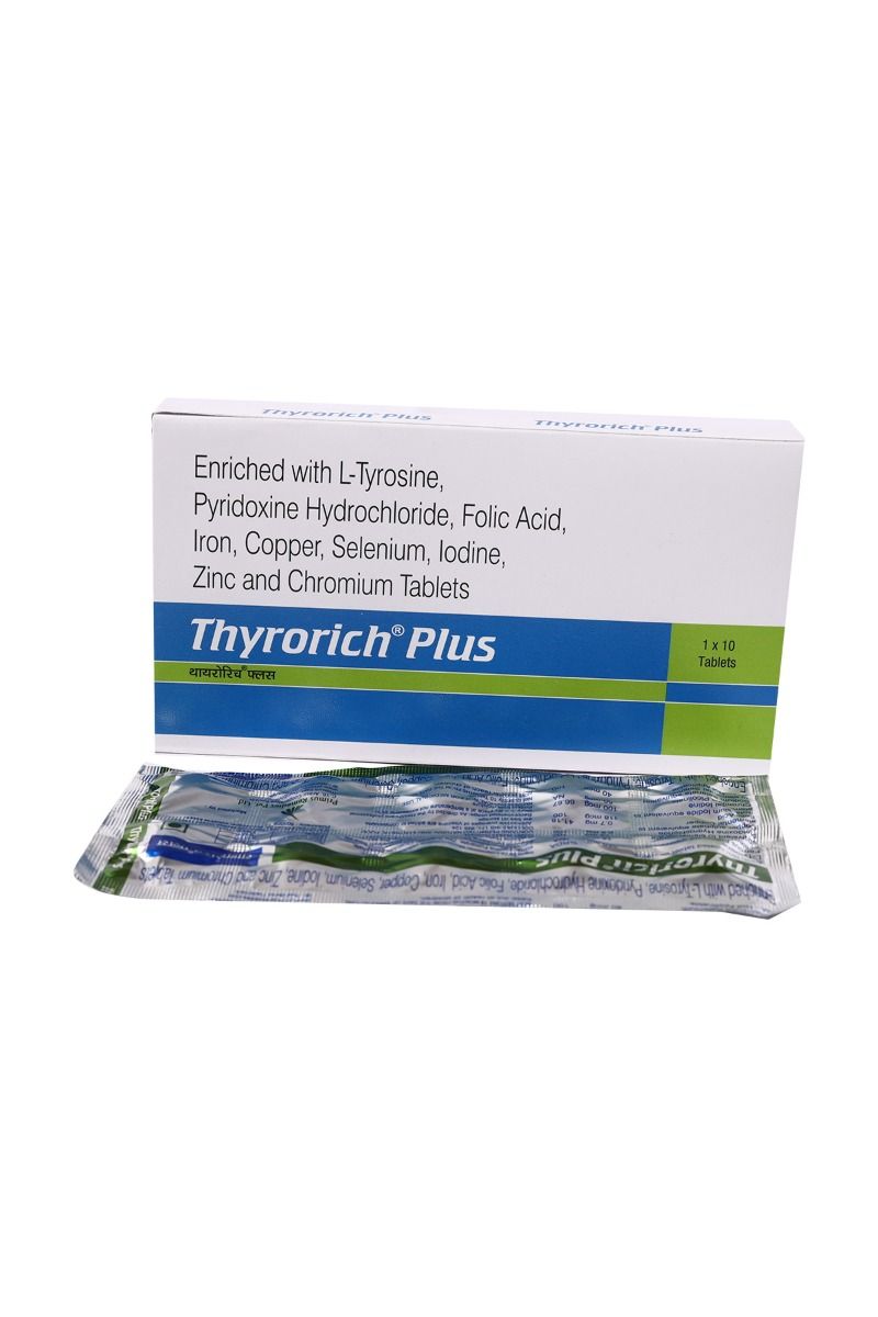 THYRORICH PLUS TABLET 10'S Price, Uses, Side Effects, Composition ...