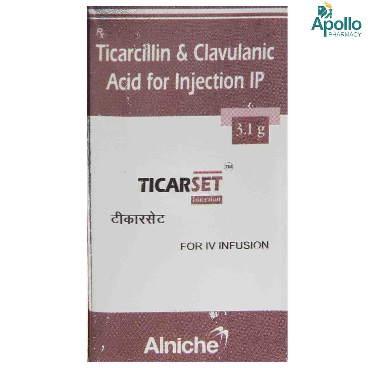 Ticarset Injection 3.1gm Price, Uses, Side Effects, Composition ...