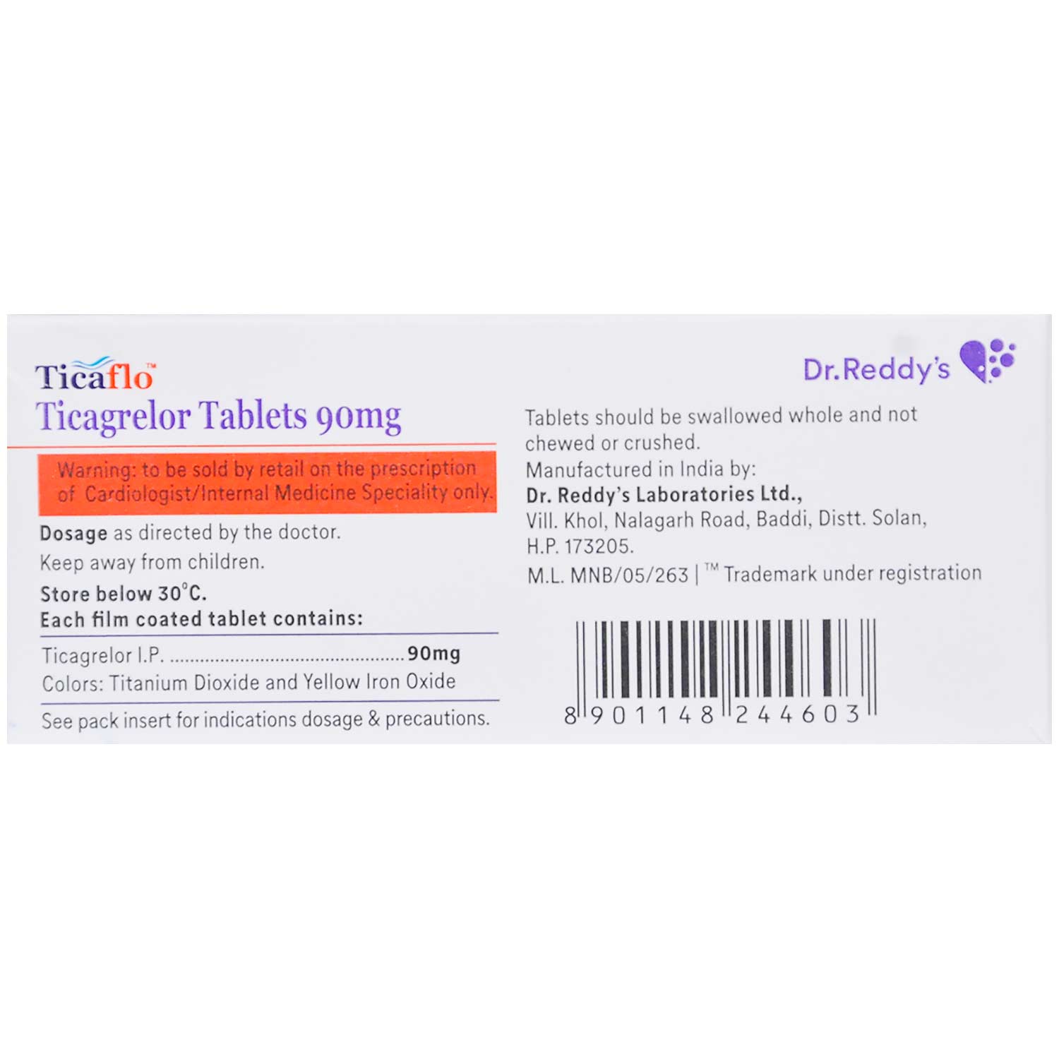 Ticaflo Tablet 14's Price, Uses, Side Effects, Composition - Apollo ...