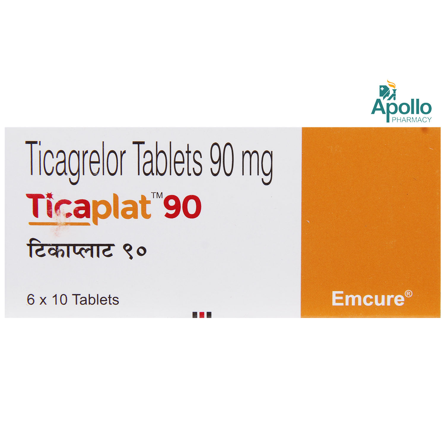 Ticaplat 90mg Tablet 10's Price, Uses, Side Effects, Composition ...