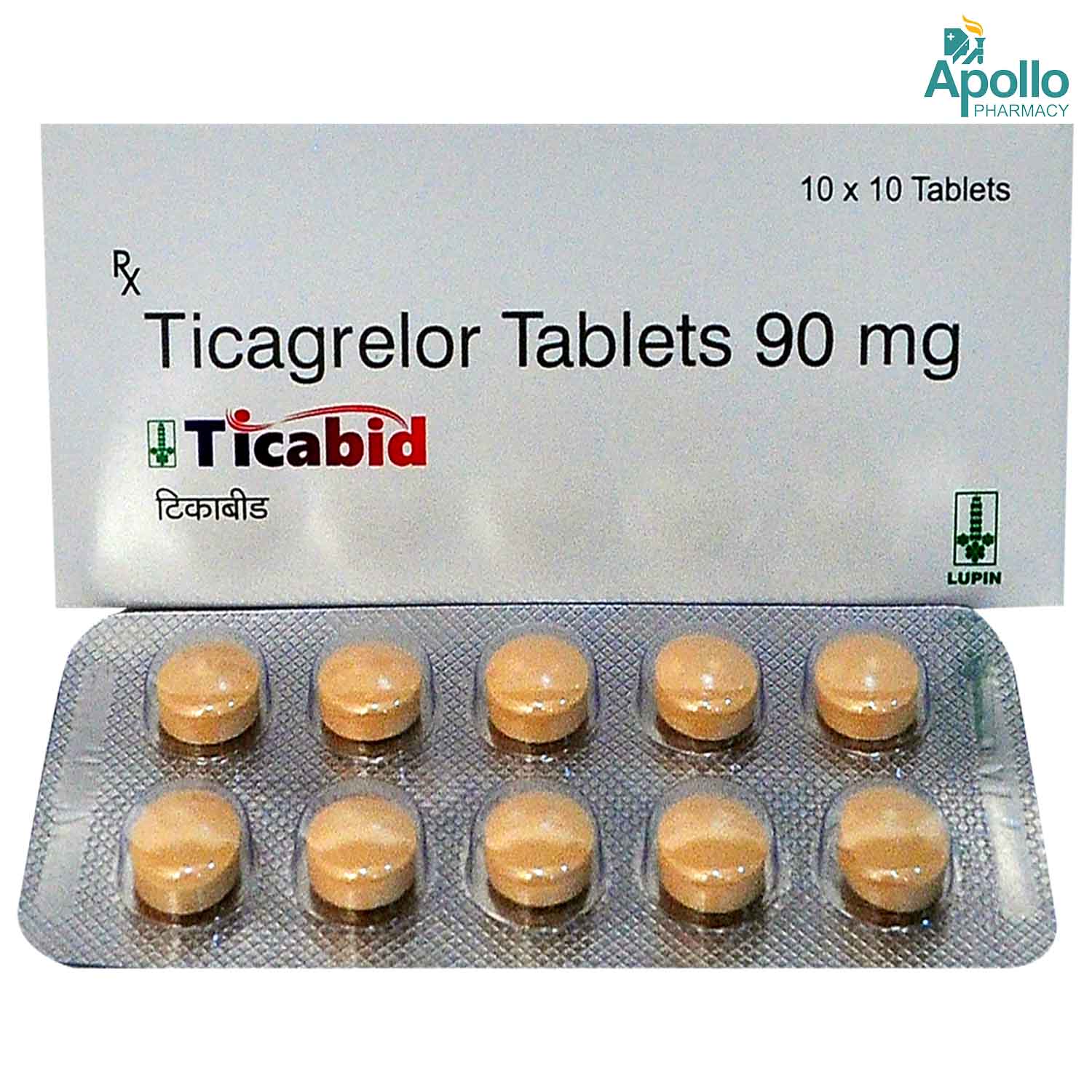 Ticabid 90 Tablet 10's Price, Uses, Side Effects, Composition - Apollo ...