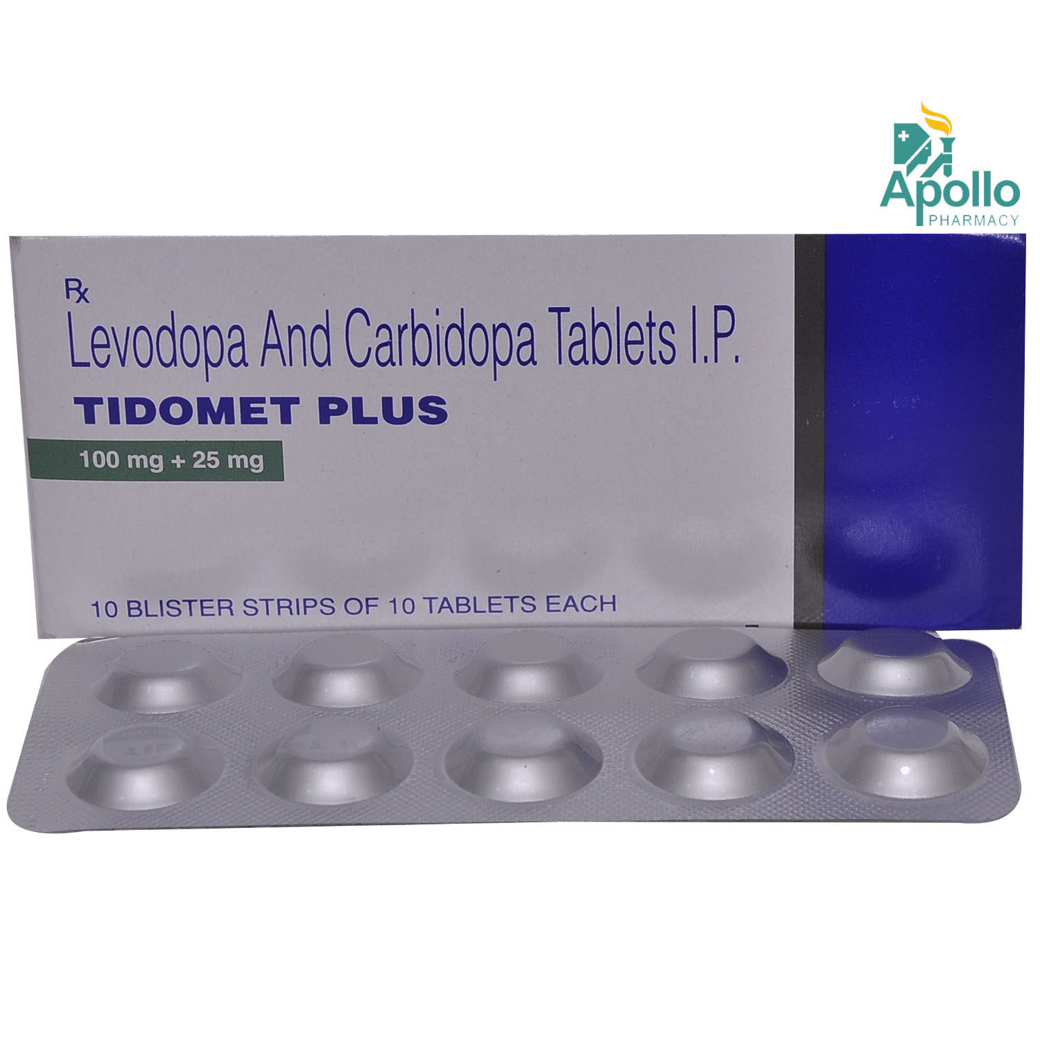 Tidomet Plus 25 Tablet 10's Price, Uses, Side Effects, Composition ...