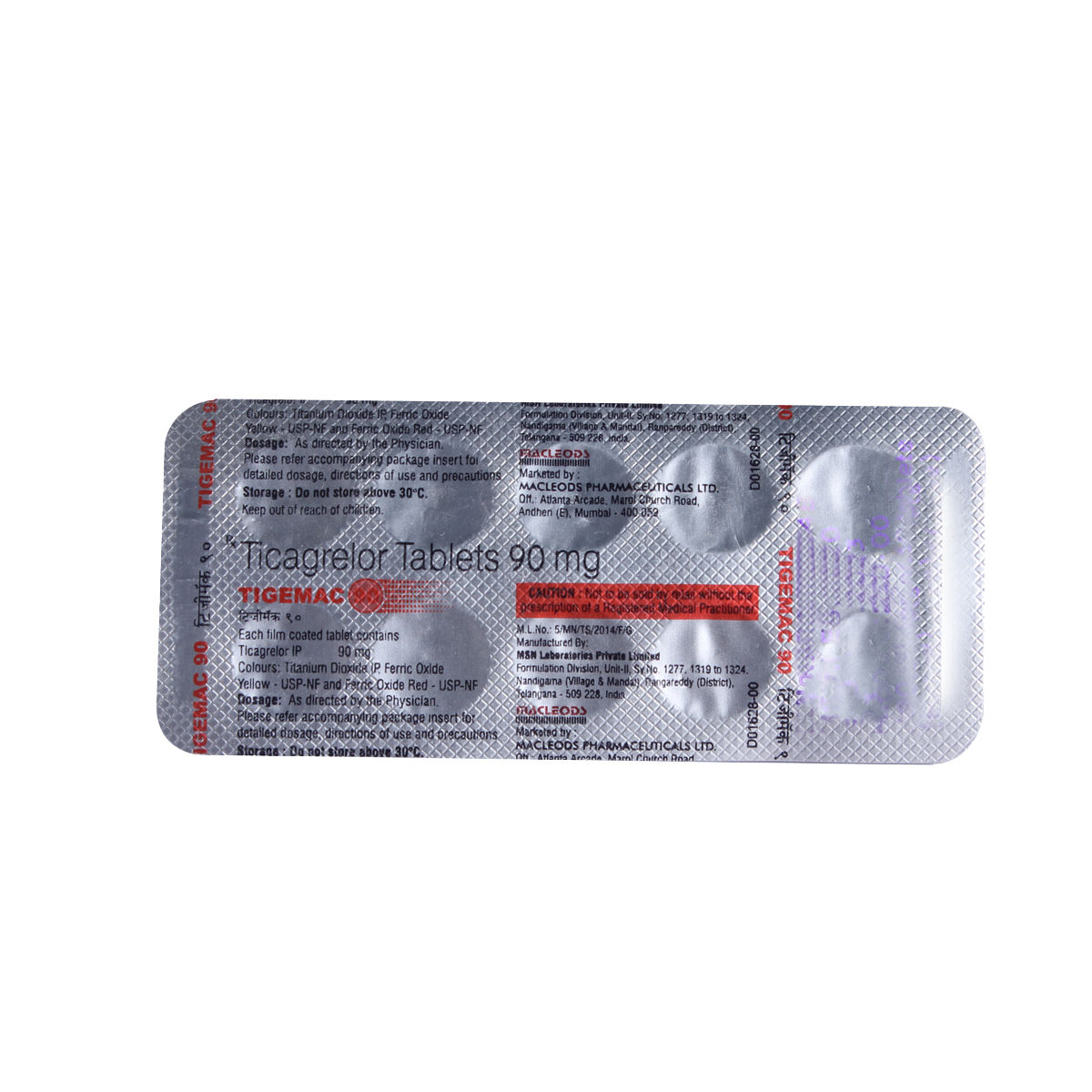 Tigemac 90mg Tablet 10's Price, Uses, Side Effects, Composition ...