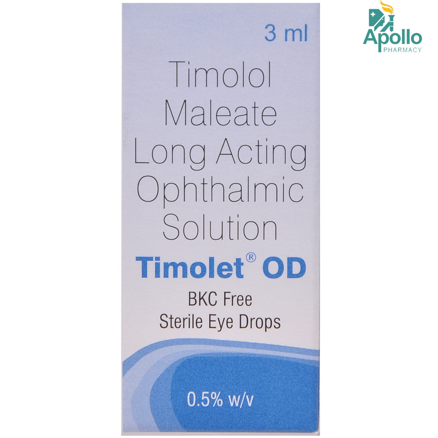 Timolet OD Eye Drops 3 ml Price, Uses, Side Effects, Composition ...