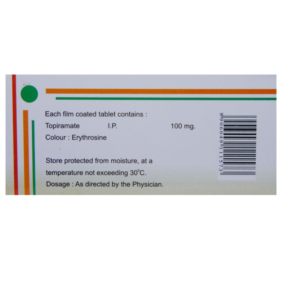 TMATE 100MG TABLET Price, Uses, Side Effects, Composition - Apollo Pharmacy