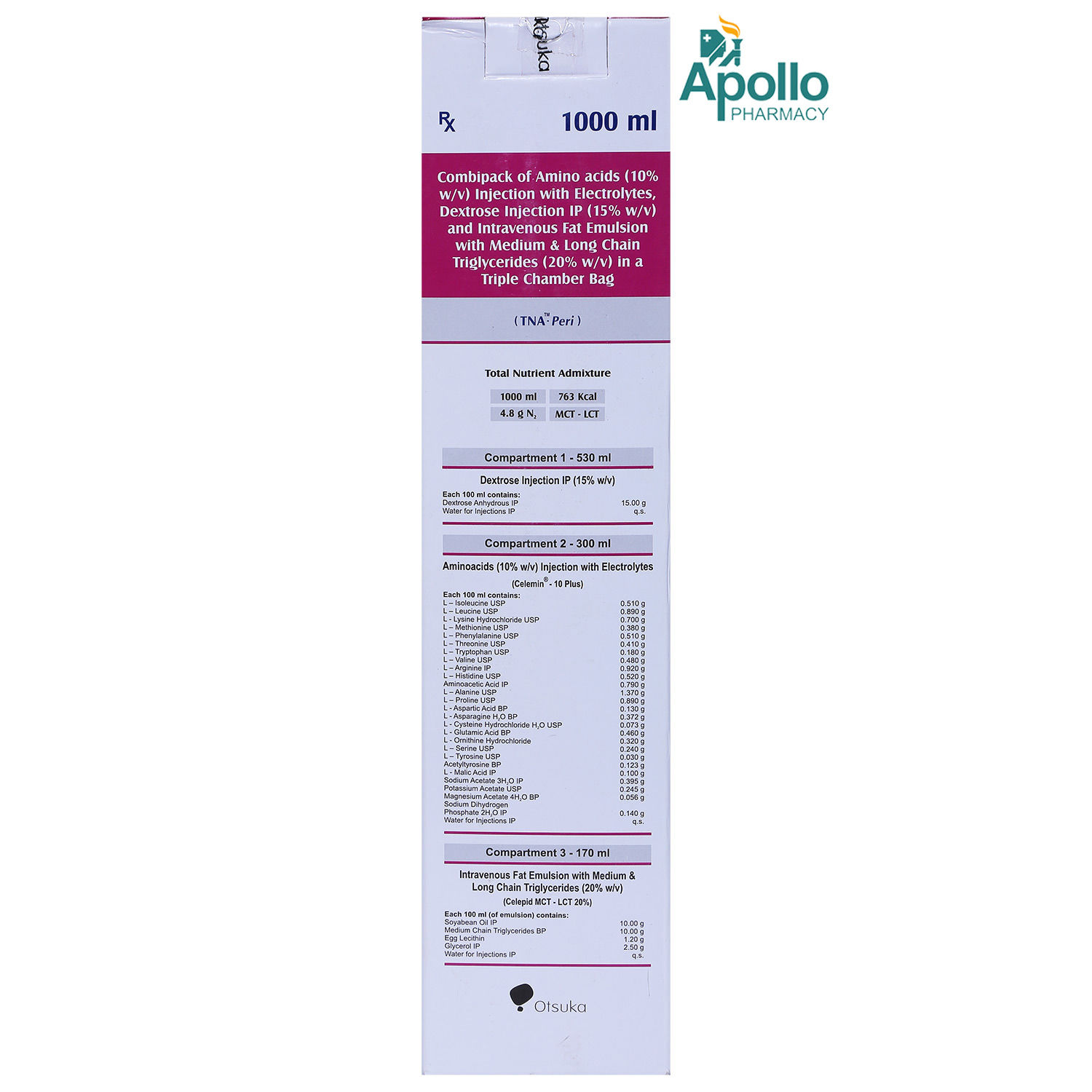 T N A Peri 1000 ml Price, Uses, Side Effects, Composition - Apollo Pharmacy