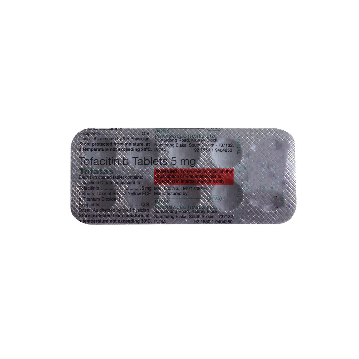 TOFATAS 5 TABLETS 10'S Price, Uses, Side Effects, Composition - Apollo ...