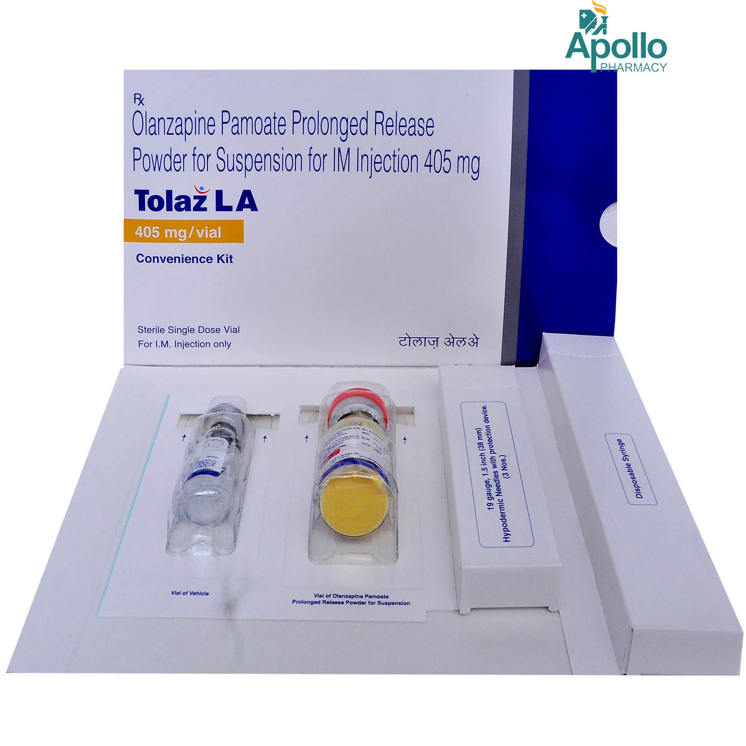 Tolaz LA 405mg/vial Convenience Kit 1's Price, Uses, Side Effects ...