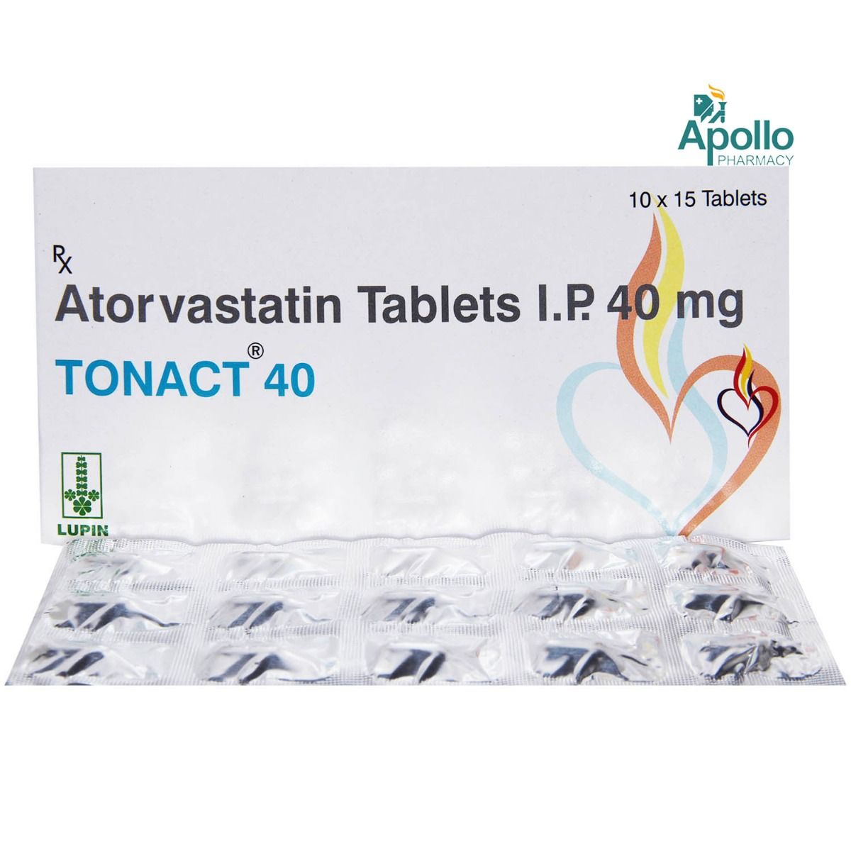 Tonact 40 Tablet 15's Price, Uses, Side Effects, Composition - Apollo ...