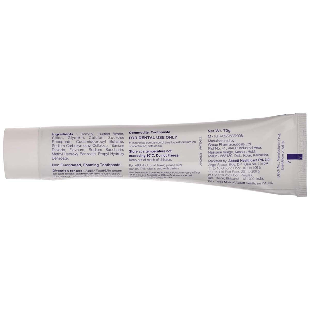 Toothmin Unique Anti-Decay Tooth Cream, 70 gm Price, Uses, Side Effects ...