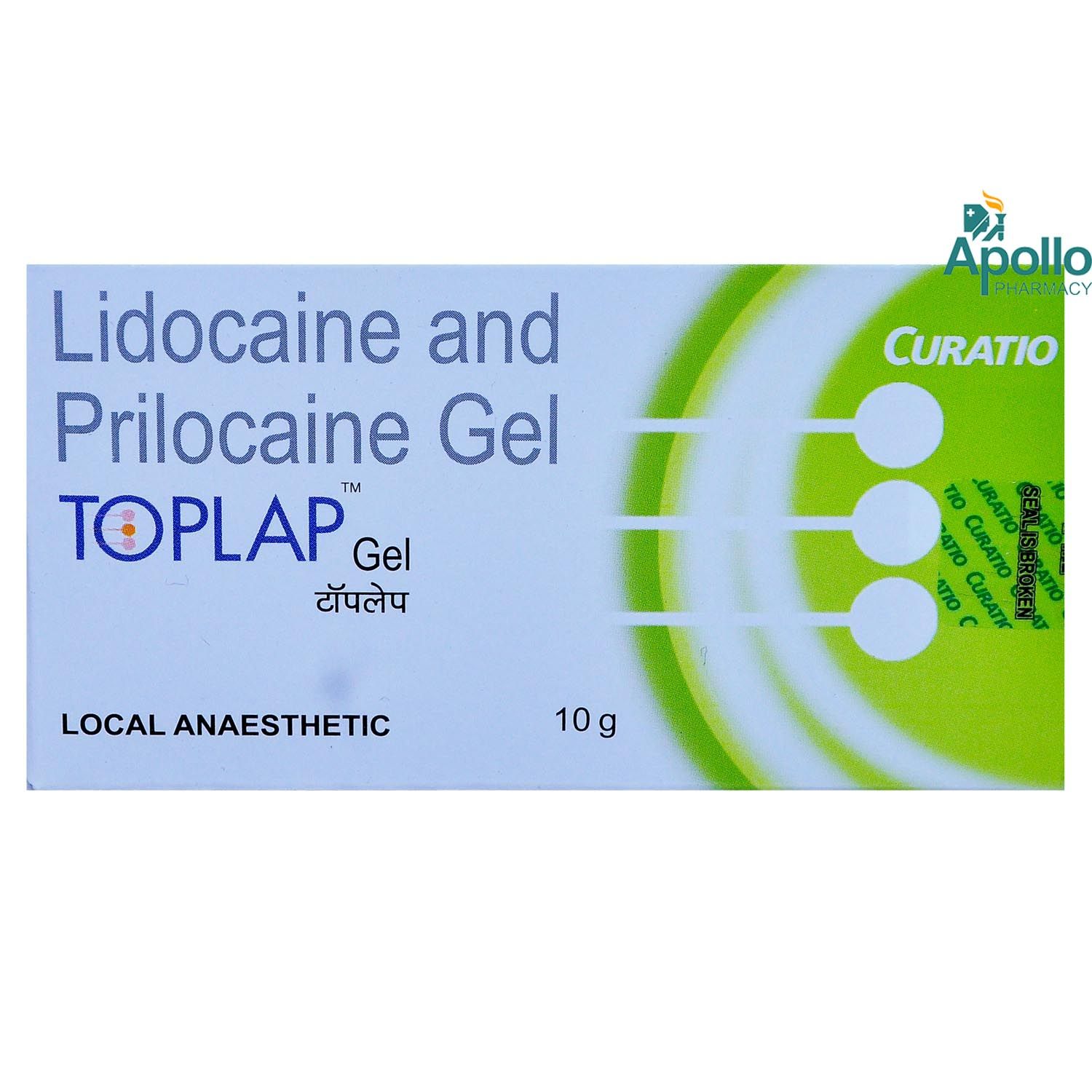Toplap Gel 10 gm Price, Uses, Side Effects, Composition - Apollo Pharmacy