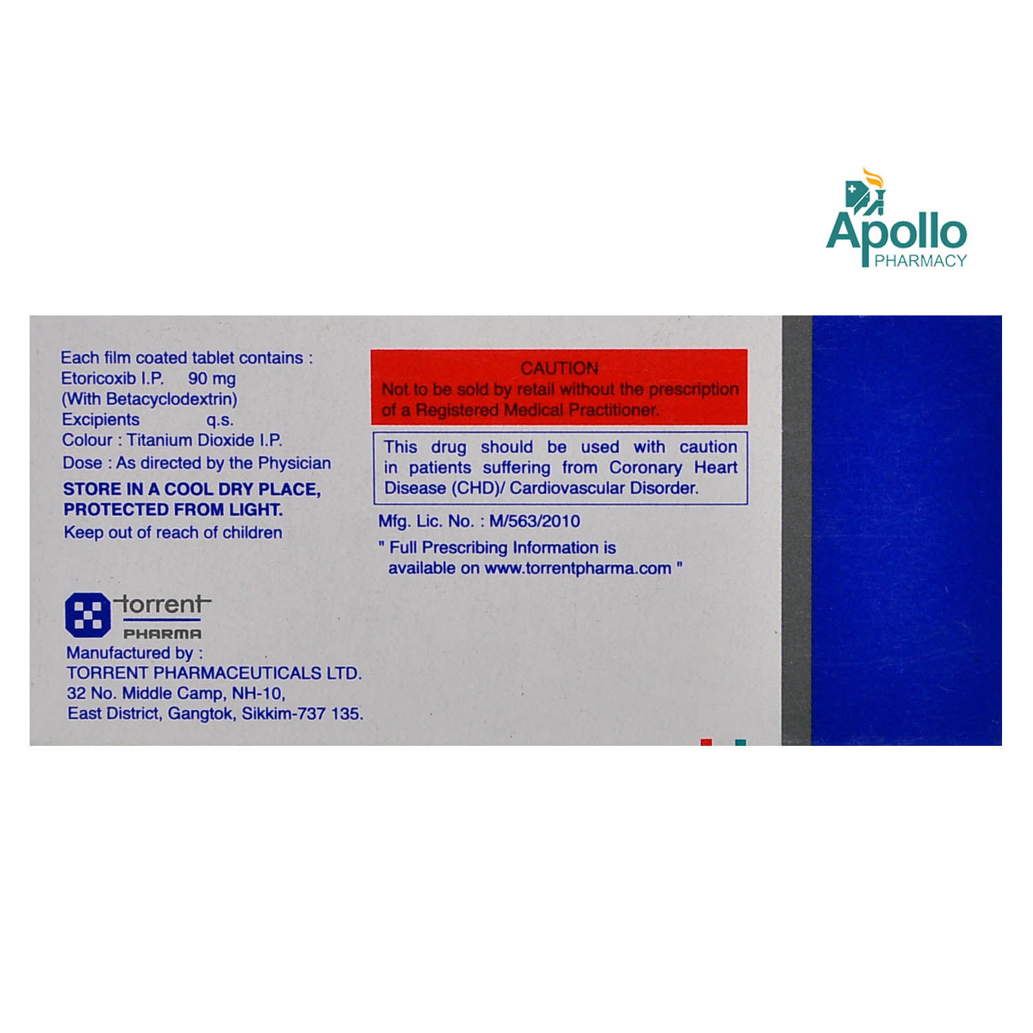 TORCOXIA BCD 90MG TABLET Price, Uses, Side Effects, Composition ...