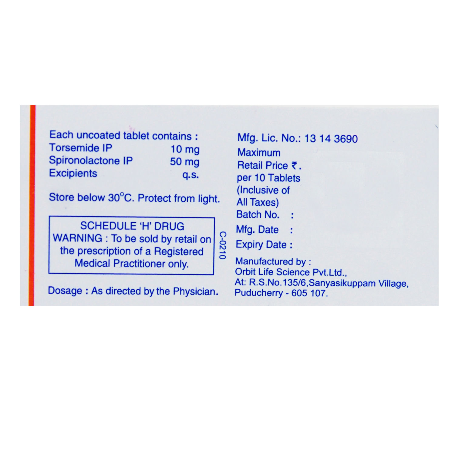 Torget Plus 10 Tablet 10's Price, Uses, Side Effects, Composition ...