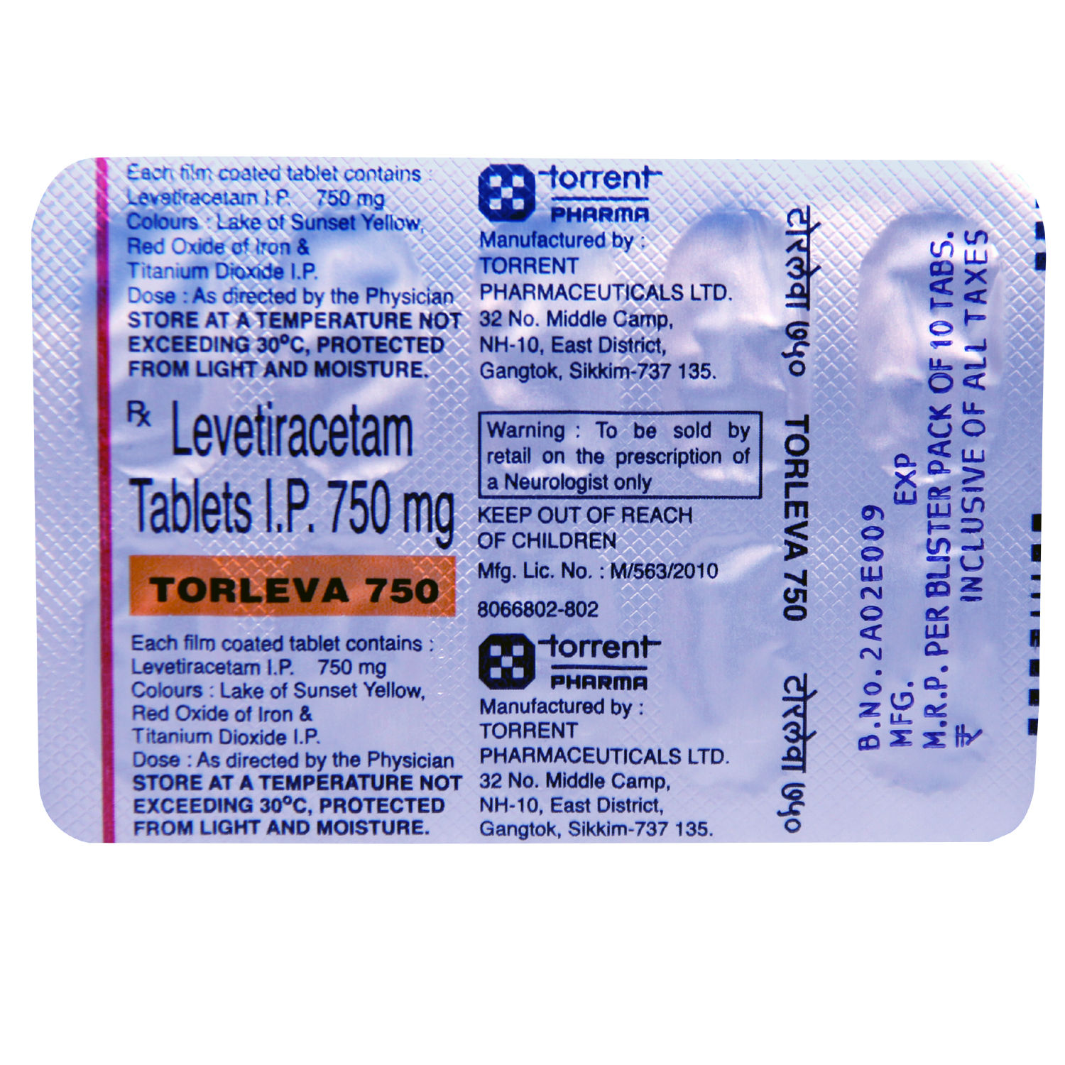 Torleva 750 Tablet 10's Price, Uses, Side Effects, Composition - Apollo ...
