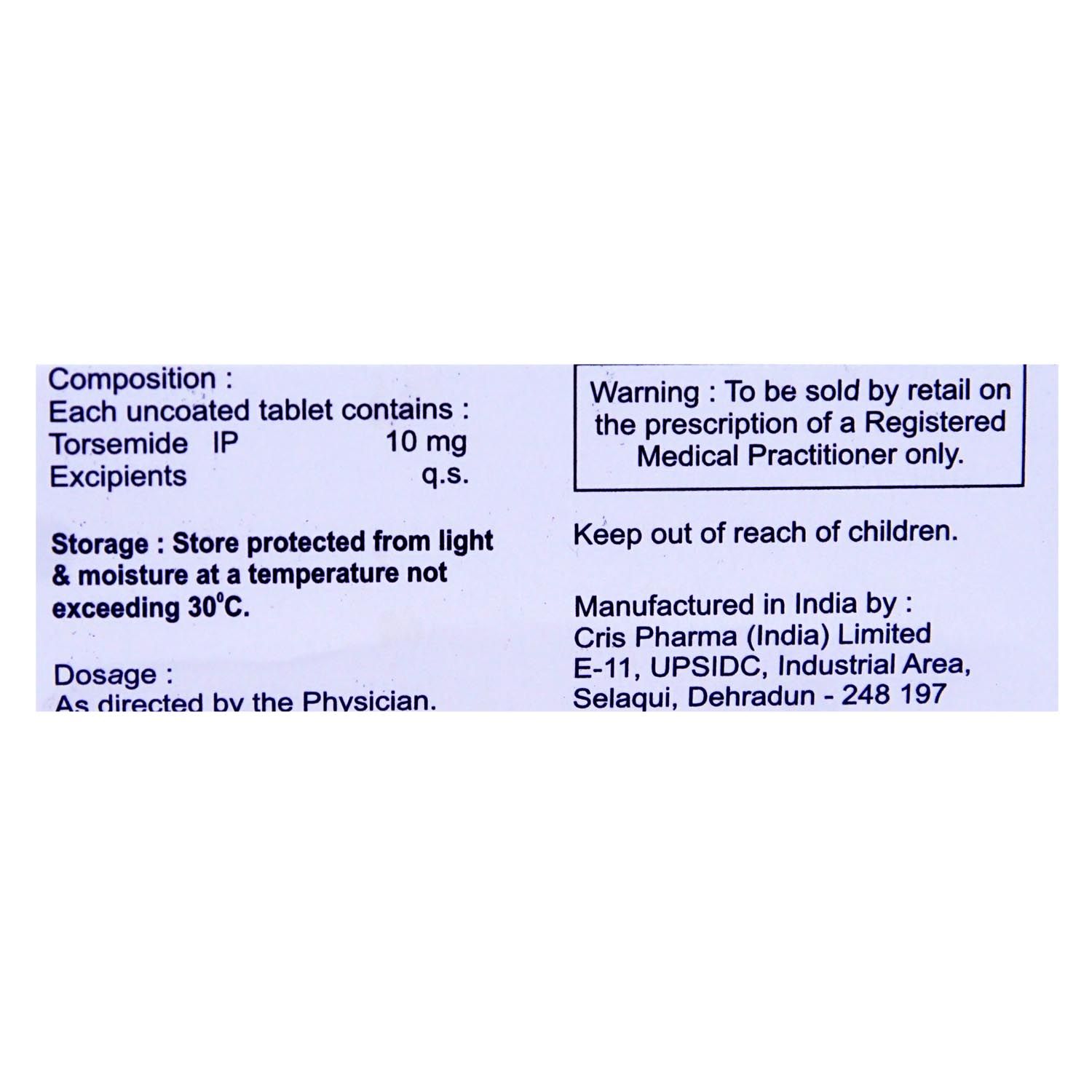 TORSIKIND 10MG TABLET Price, Uses, Side Effects, Composition - Apollo ...