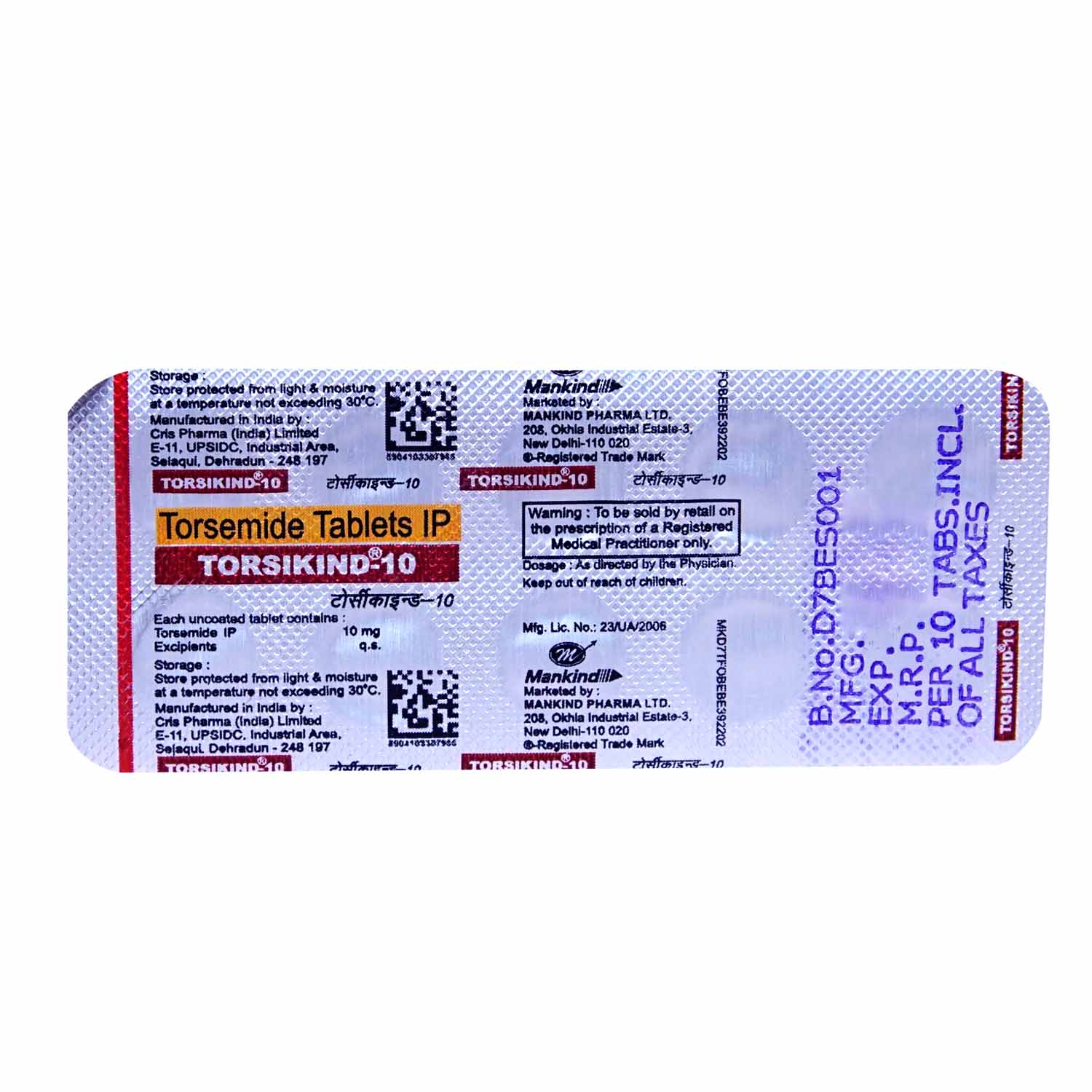 TORSIKIND 10MG TABLET Price, Uses, Side Effects, Composition - Apollo ...