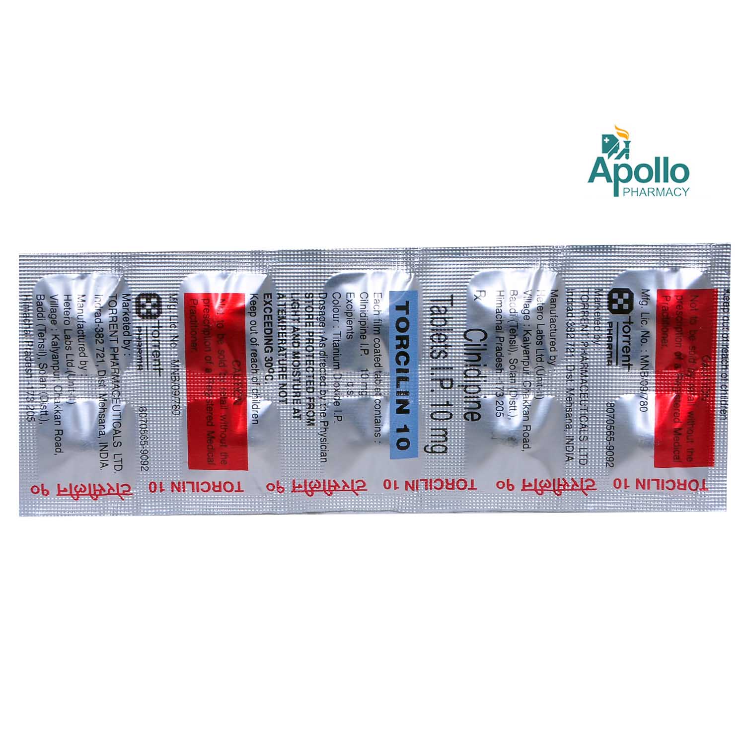 Torcilin 10 Tablet 10's Price, Uses, Side Effects, Composition - Apollo ...