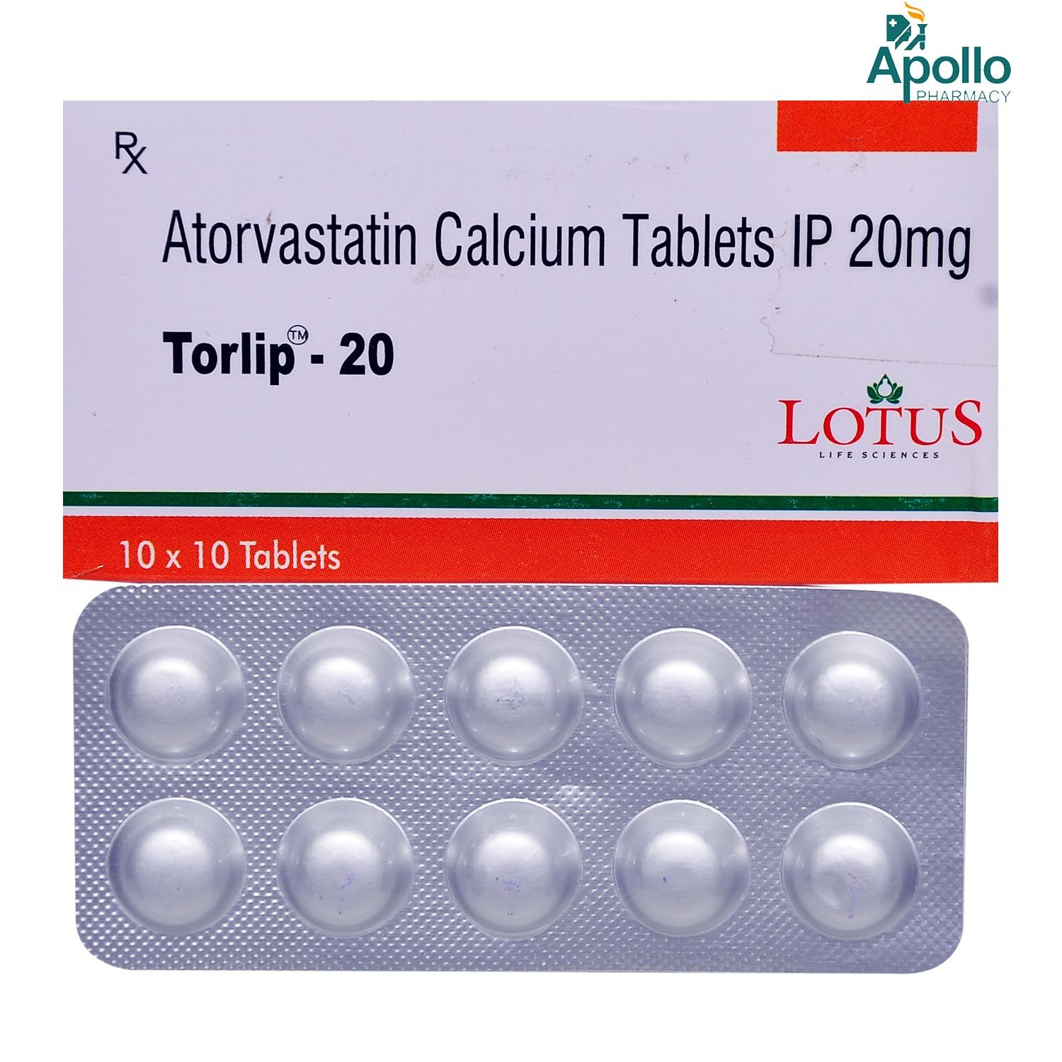 TORLIP 20MG TABLET 10'S Price, Uses, Side Effects, Composition - Apollo ...