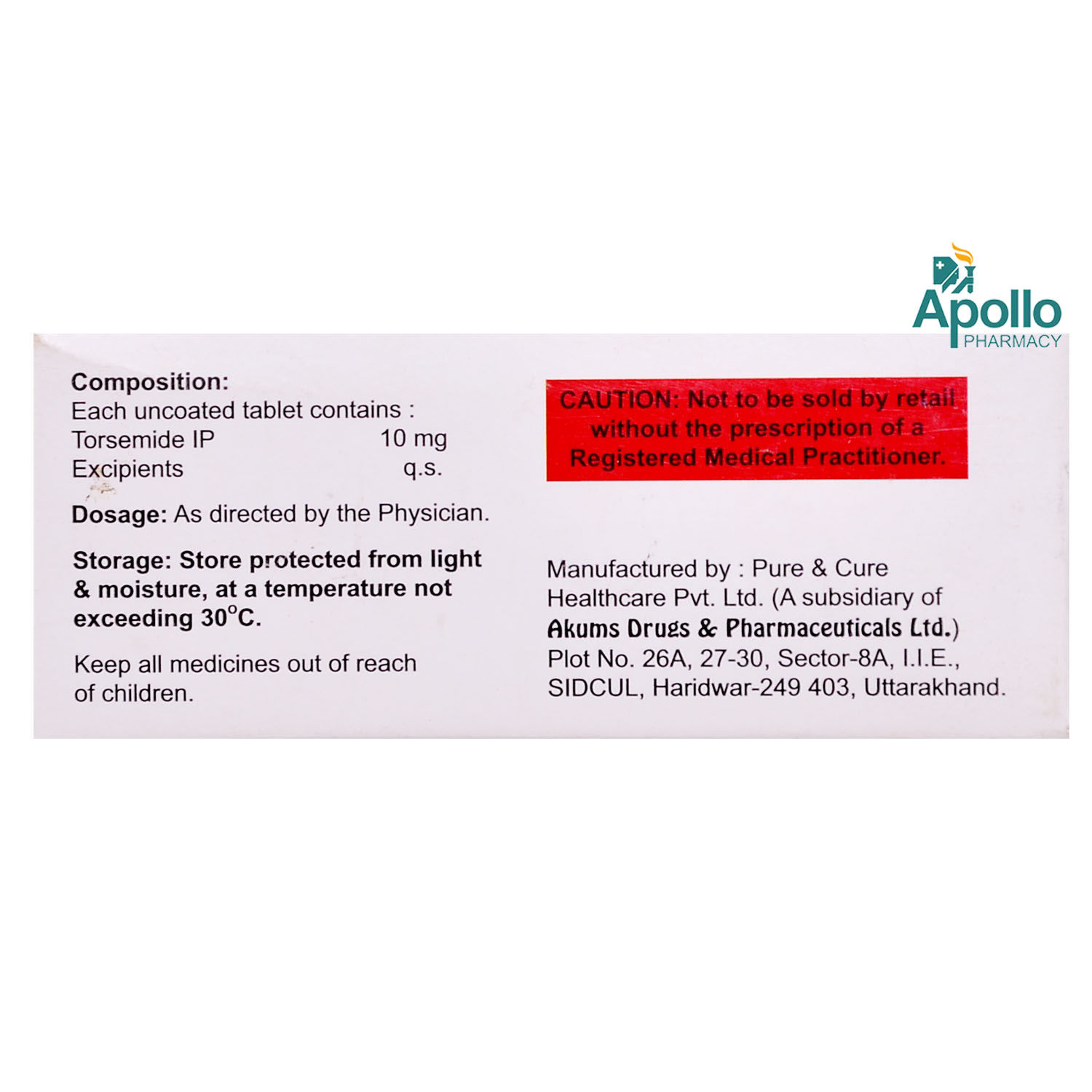 Torimed-10mg Tablet 10's Price, Uses, Side Effects, Composition ...